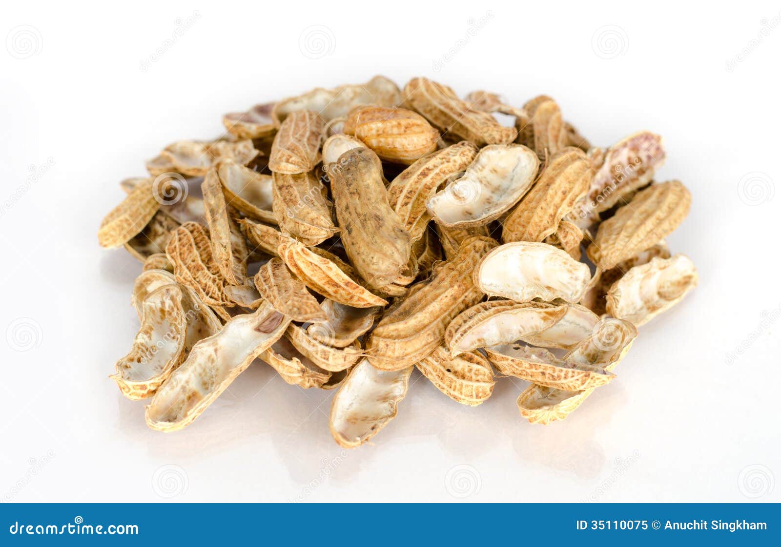 Pile Peanut Shells for Agriculture Stock Image - Image of agricultural ...