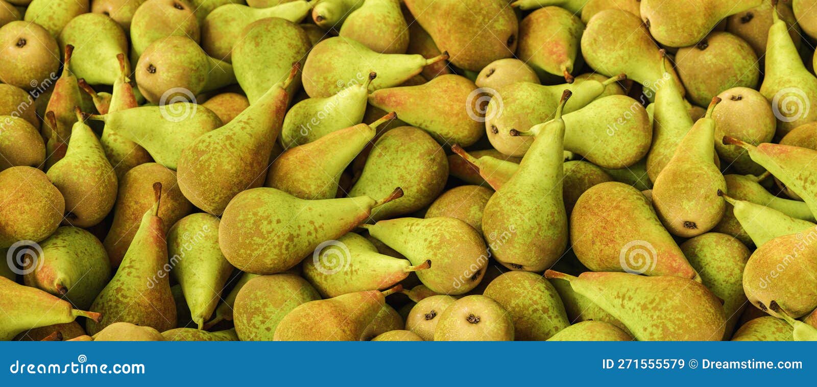 Pile of Pears at a Fruit Market Stock Image - Image of fresh ...