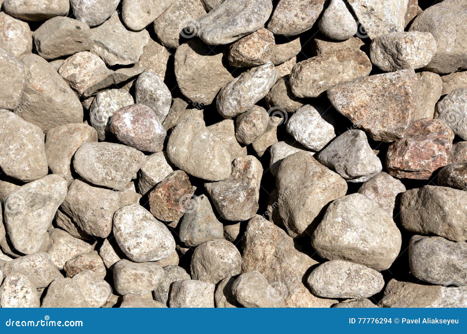 Pile of pebble stones. stock photo. Image of background - 77776294