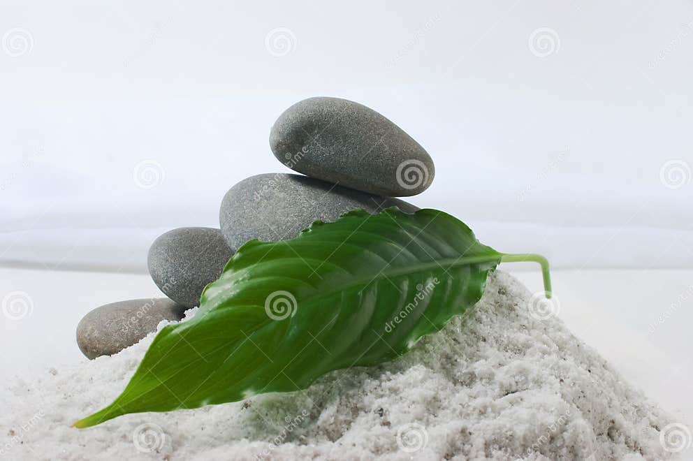 Pile of Pebbles in the Pile of Salt Stock Image - Image of purity, shot ...