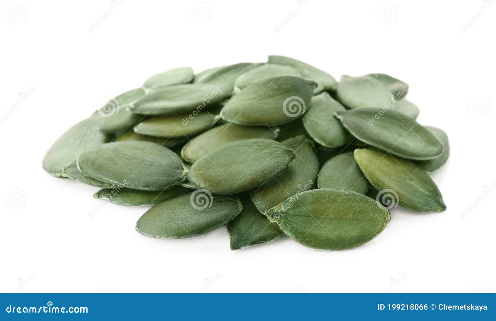 Pile of Peeled Pumpkin Seeds Isolated on White Stock Photo - Image of ...