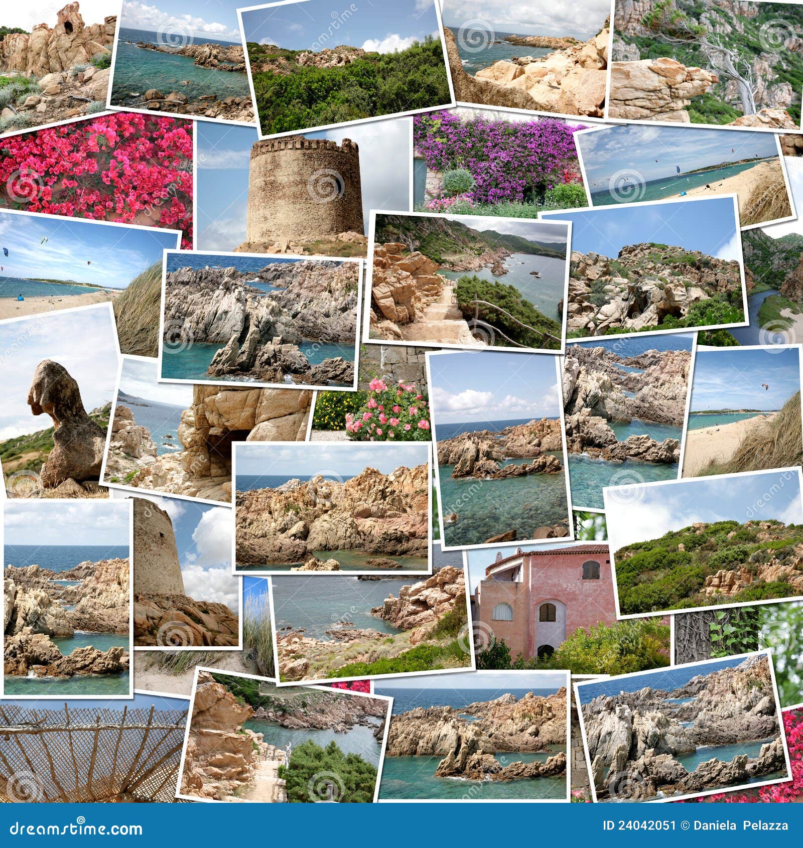 A Pile of Photographs Arranged into a Background. Stock Image - Image ...