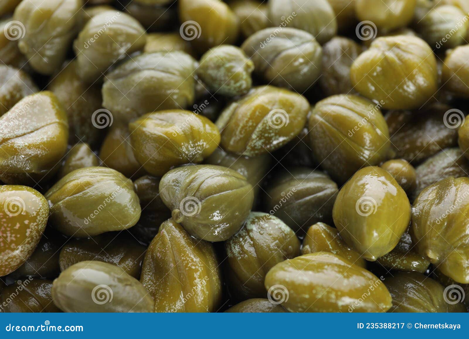Pile of Pickled Capers As Background, Closeup View Stock Image - Image ...