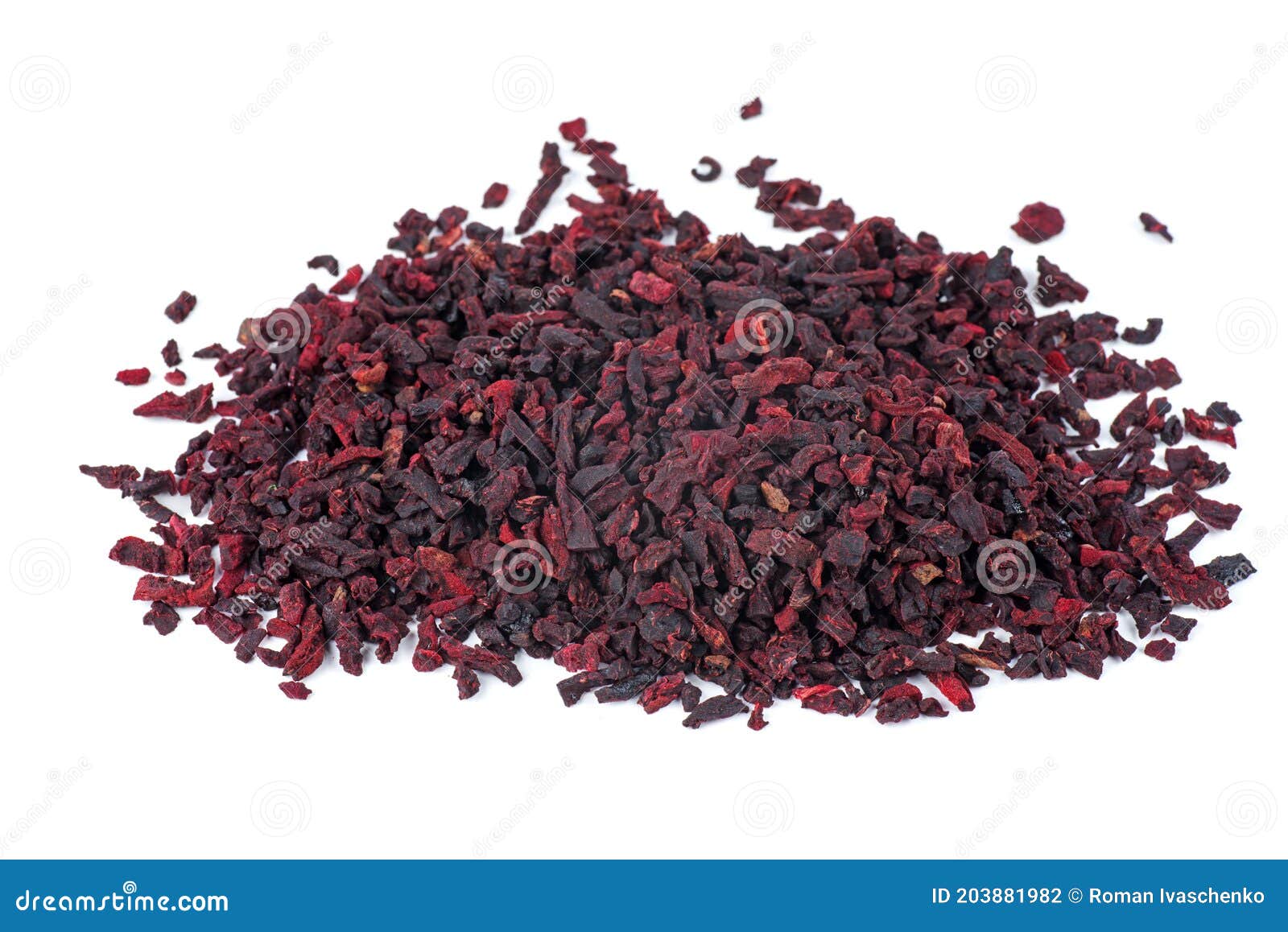 Pile of Pieces Dried Red Beetroot Isolated on White Stock Photo - Image ...
