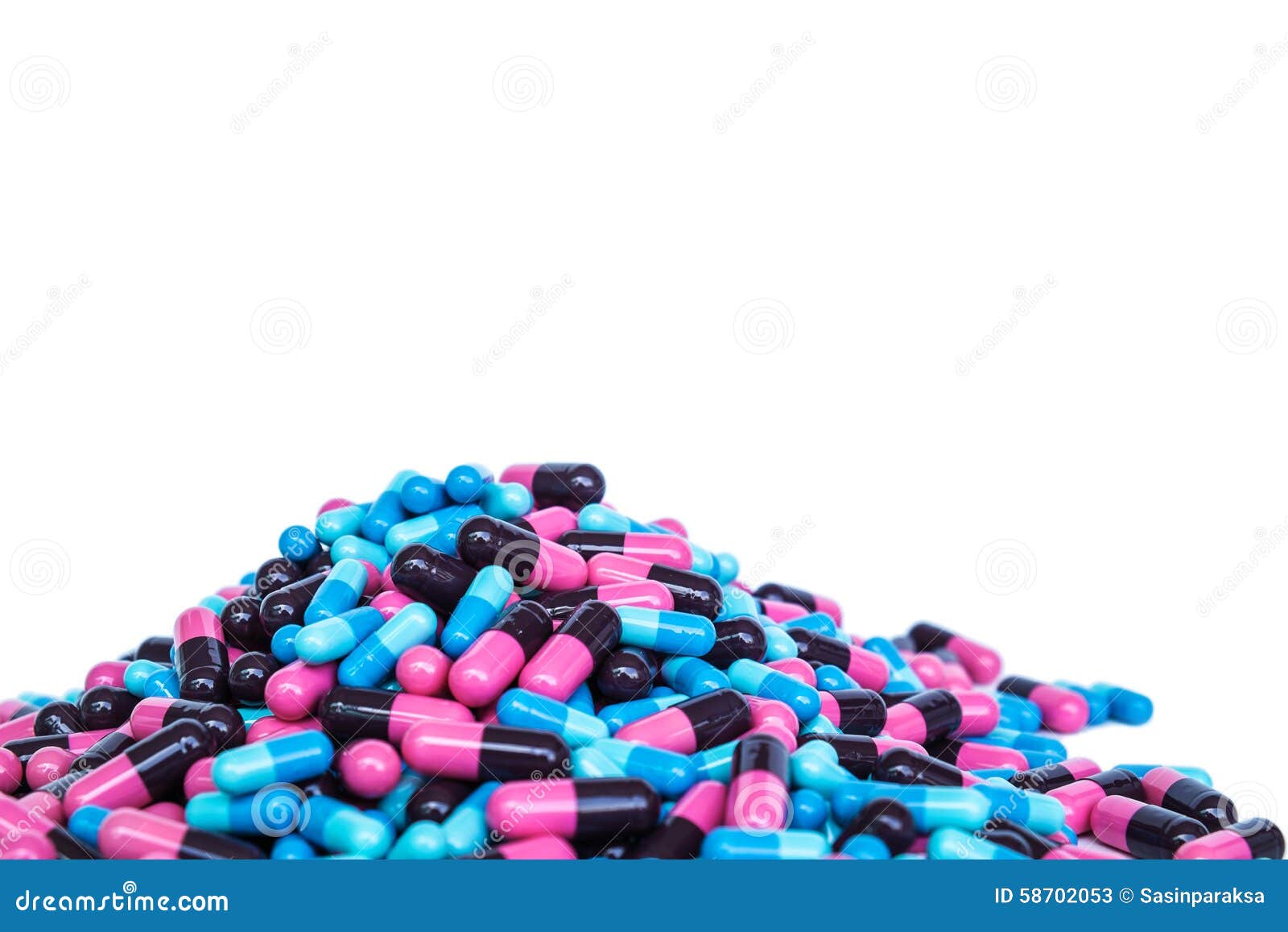 Pile of pill capsule stock image. Image of drug, industry - 58702053