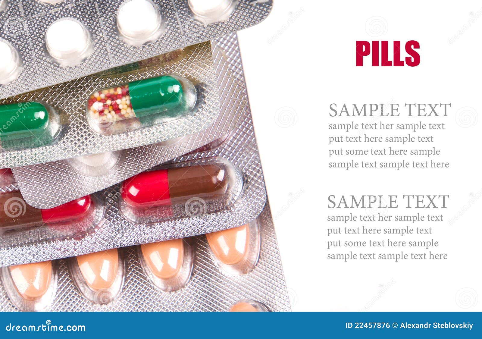 Pile of pills stock photo. Image of hospital, multi, healthcare - 22457876