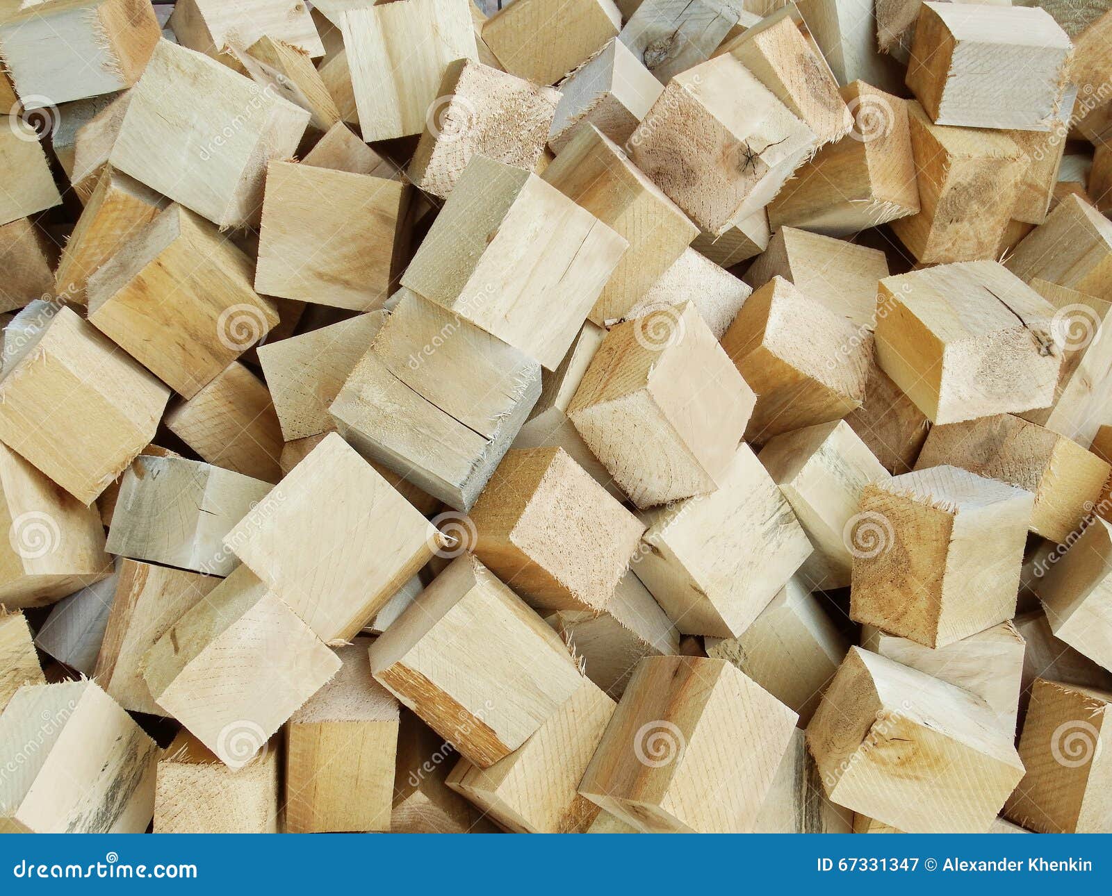 Pile of pine cubes stock image. Image of block, material - 67331347
