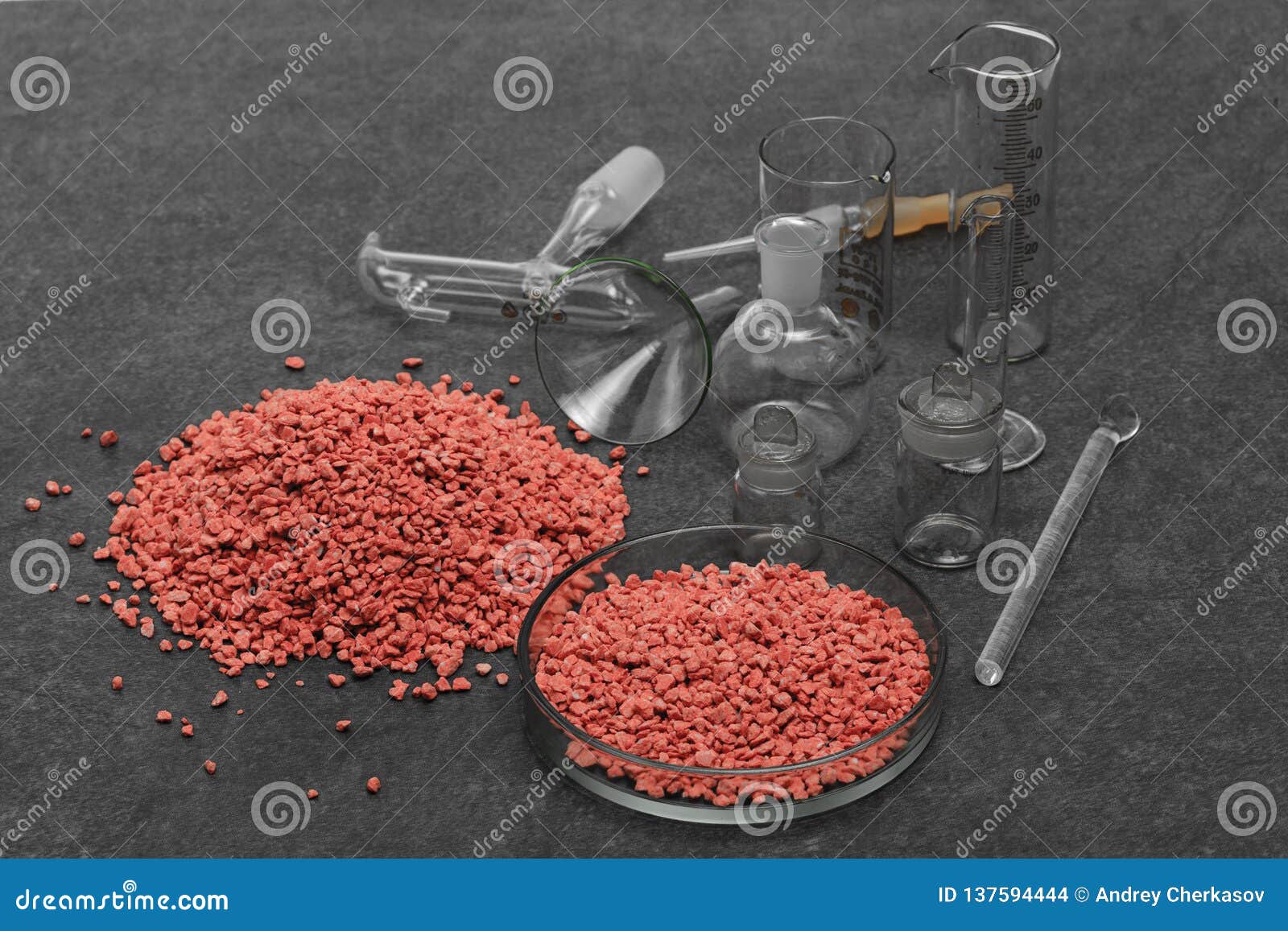 Pile of Pink Fertilizer for Plants Stock Photo - Image of gardening ...