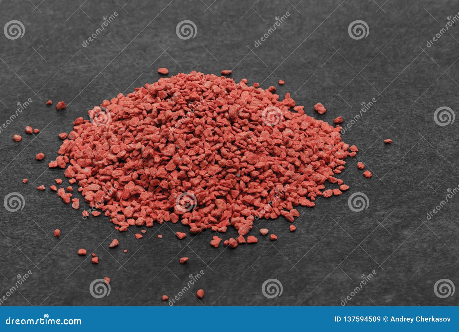 Pile of Pink Fertilizer for Plants Stock Image - Image of liming ...