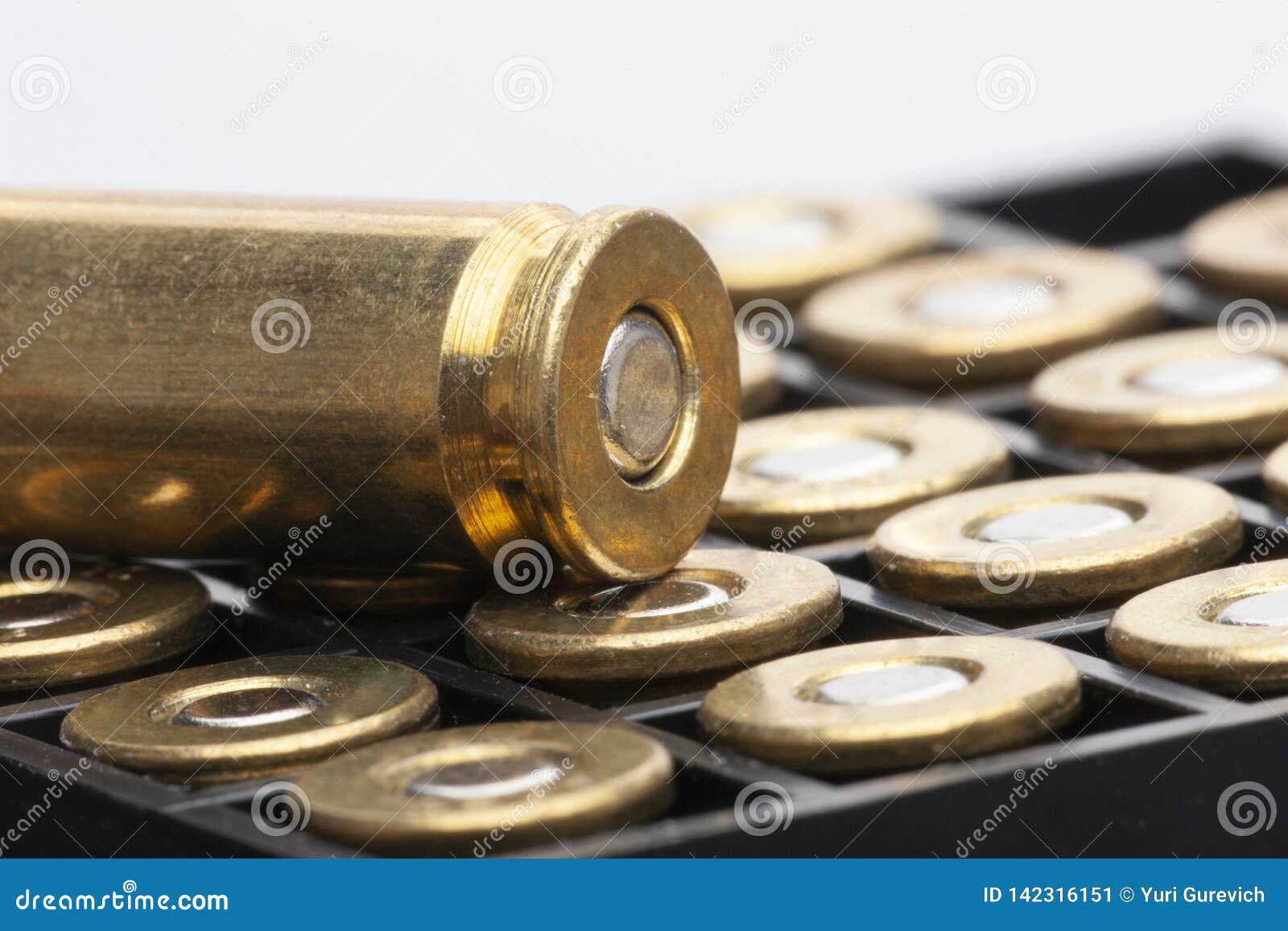 Pile Of Pistol Bullets. The Concept Of Limiting The Spread Of Small ...
