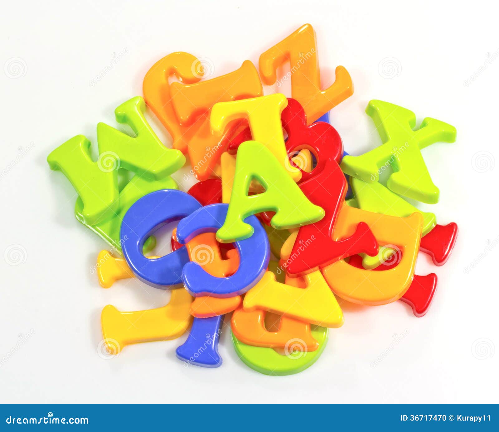 Pile of Plastic Alphabets stock photo. Image of pile - 36717470