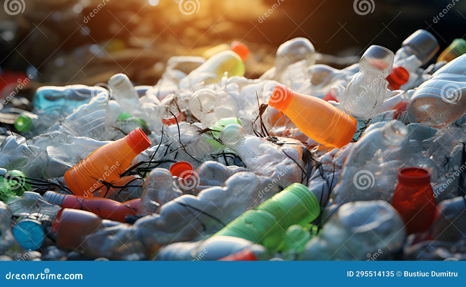 Pile of Plastic Bottles,environmental Problem Concept Stock Image ...