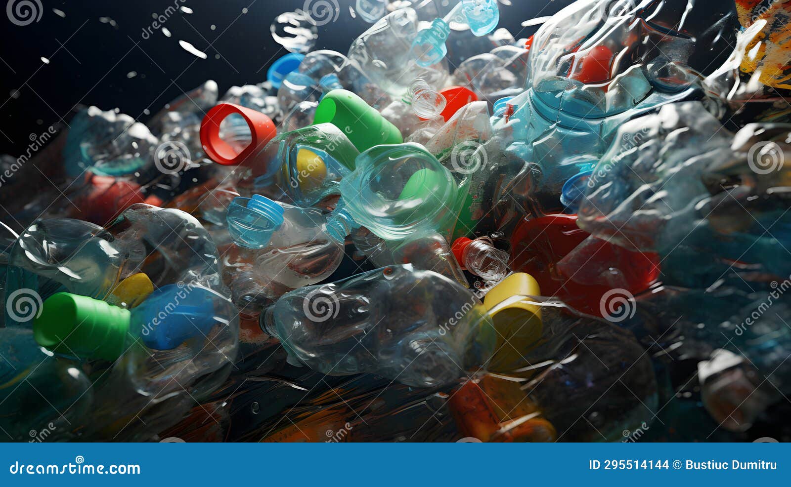 Pile of Plastic Bottles,environmental Problem Concept Stock Photo ...