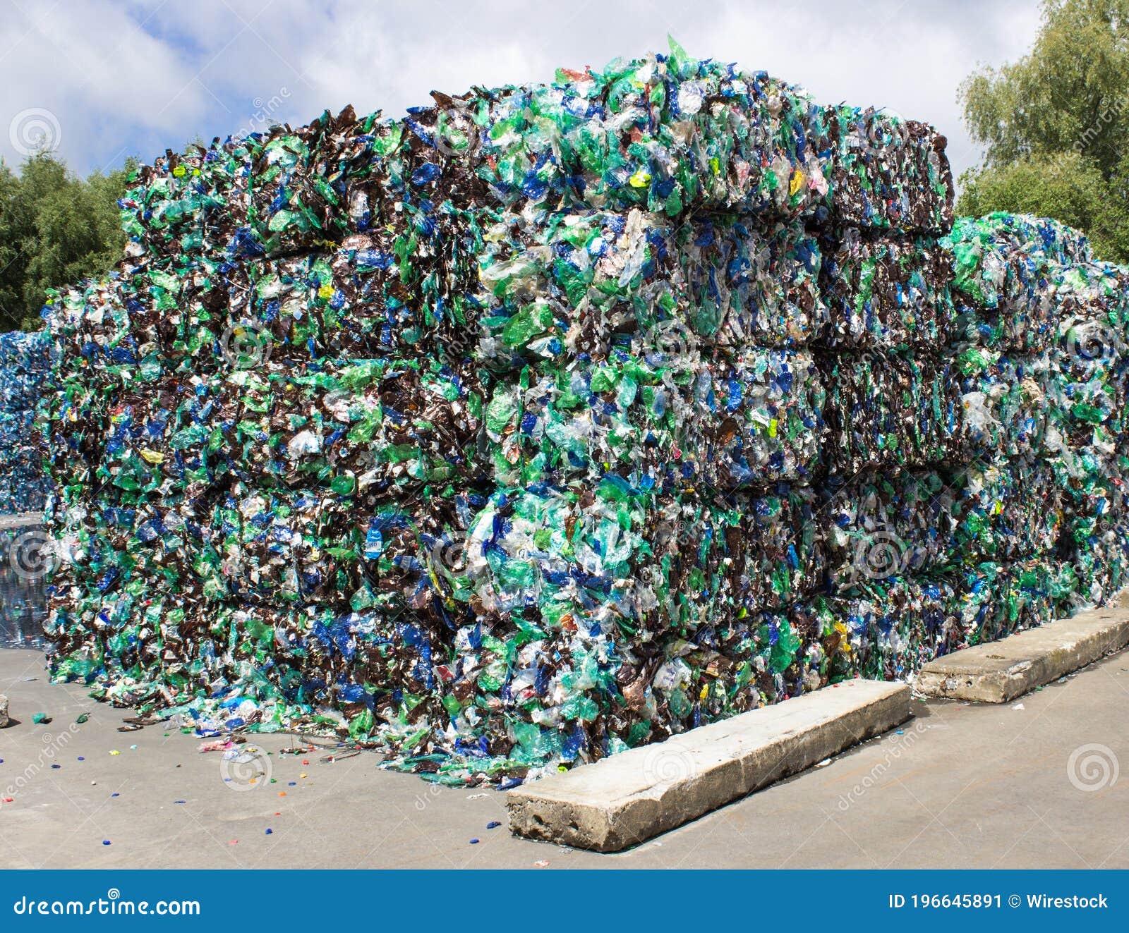 Pile of Plastic Waste for Recycling Stock Image - Image of texture ...