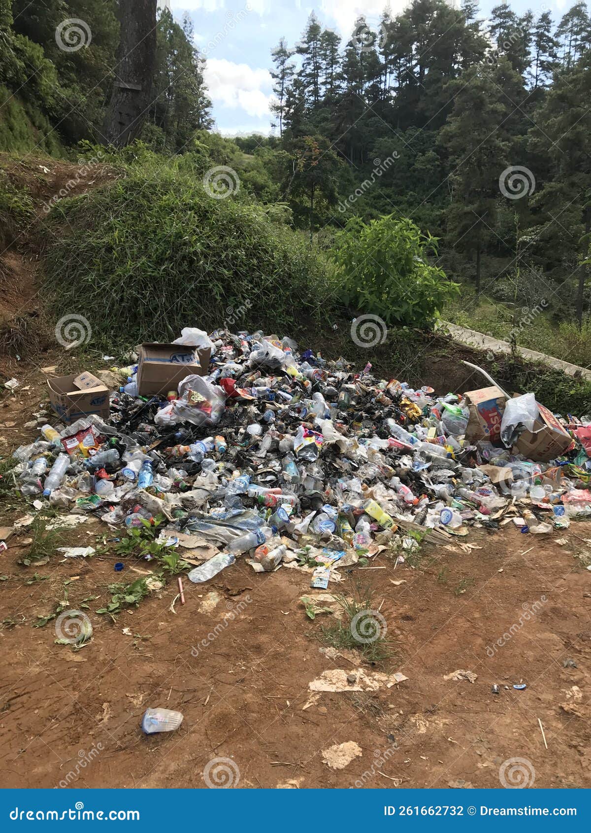 Pile of plastic waste editorial photography. Image of plastic - 261662732