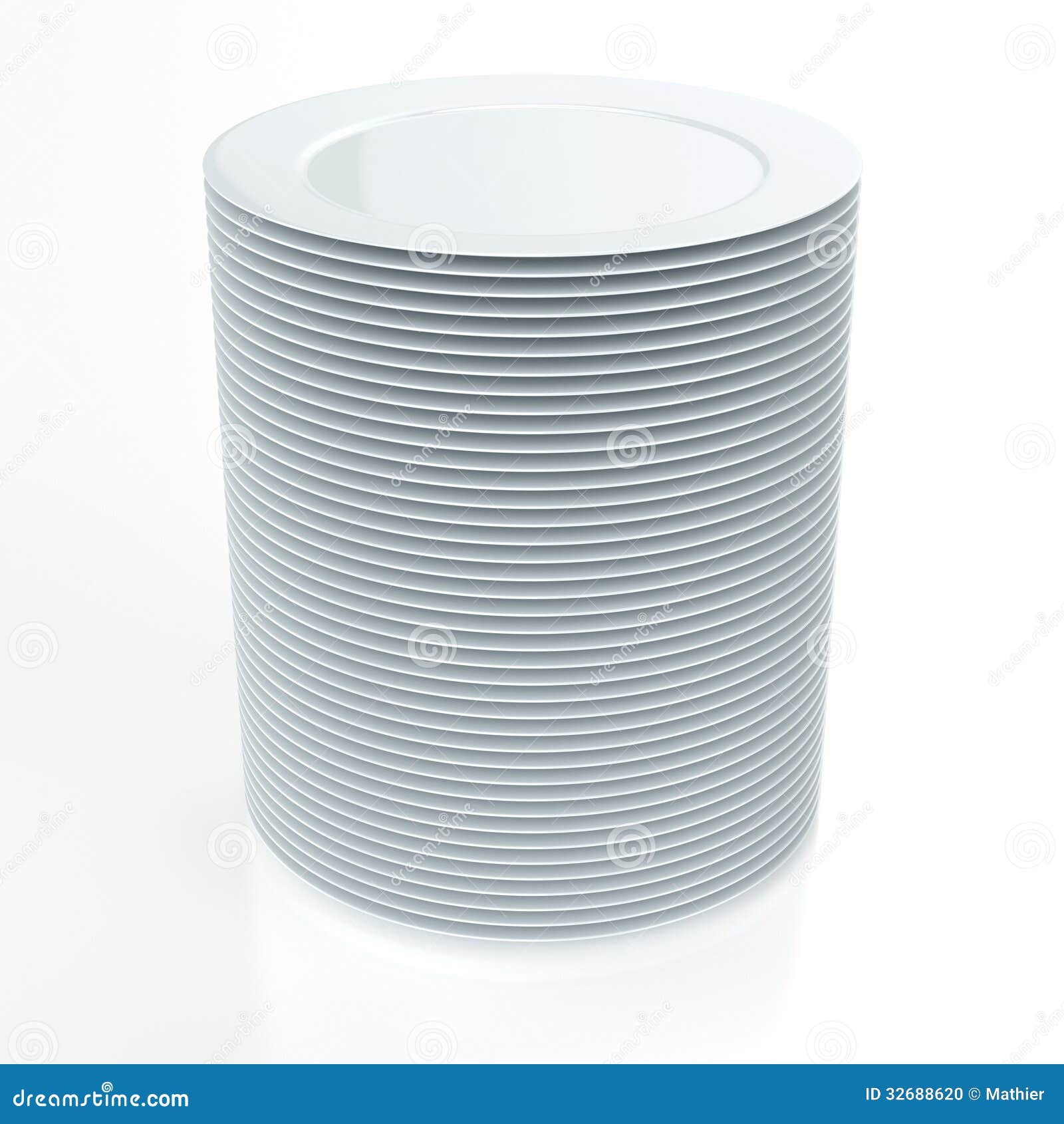 Pile Of Plates Stock Photography | CartoonDealer.com #32688620