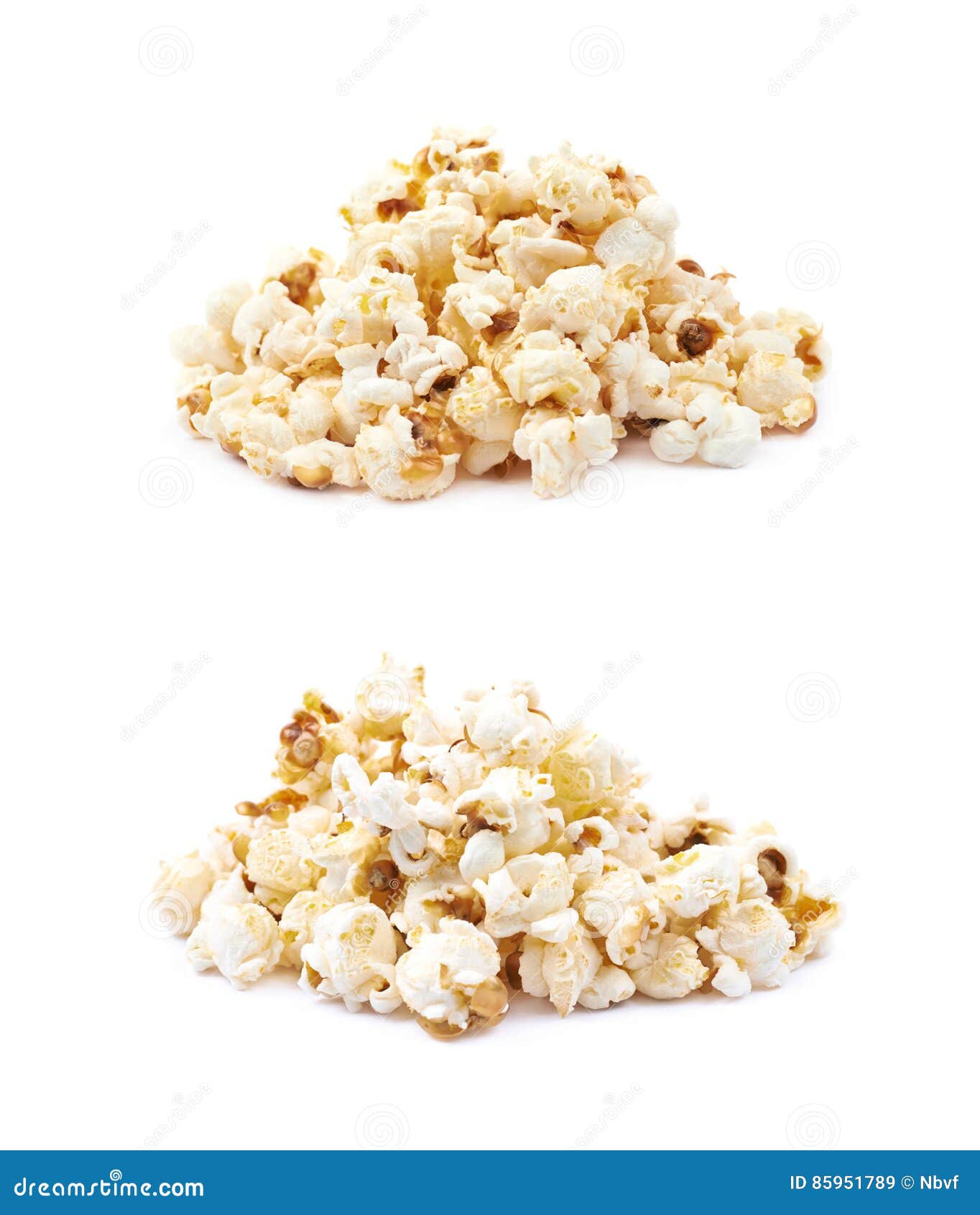 Pile of Popcorn Flakes Isolated Stock Image - Image of butter, food ...