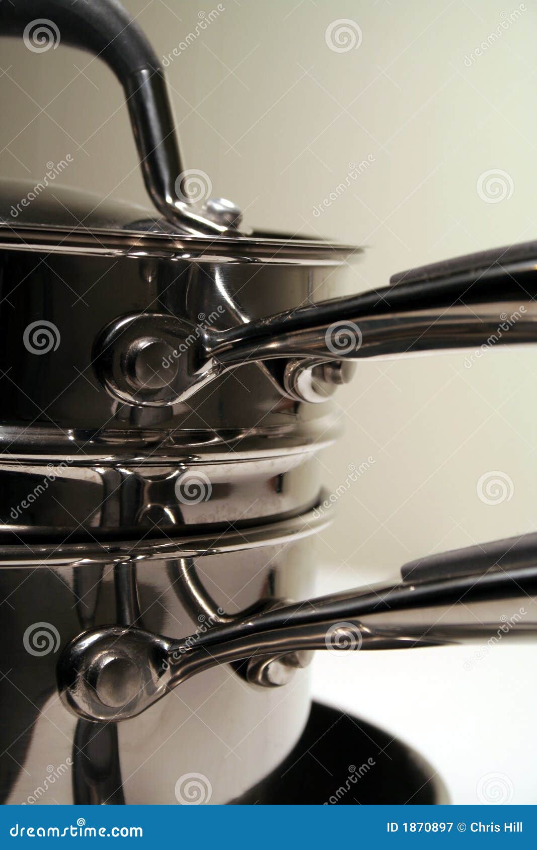 Pile of Pots stock image. Image of cooking, boil, chef - 1870897