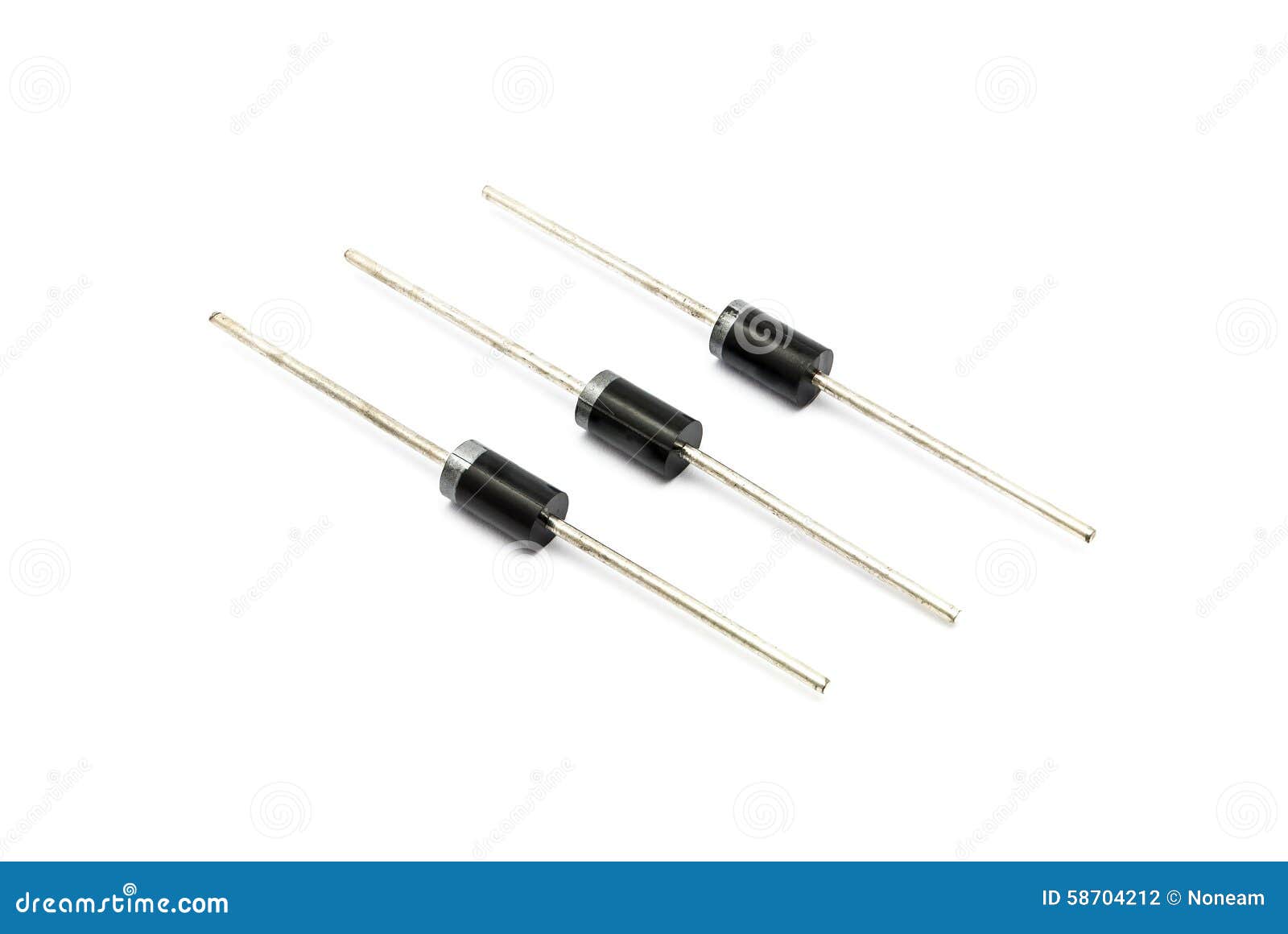 Pile of Power Diodes, Schotky Diode [DO-201AD Package] Stock Photo ...