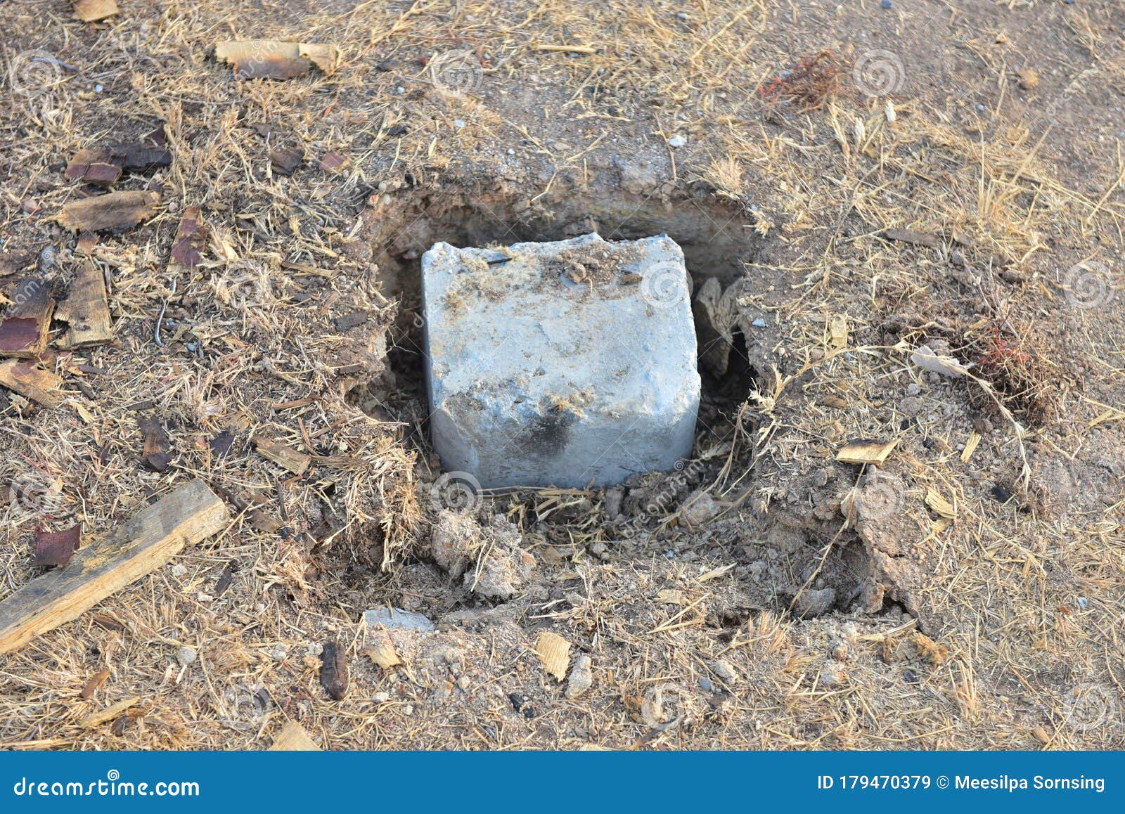 Pile of Prestressed Concrete Piles for Deep Foundation Construction ...