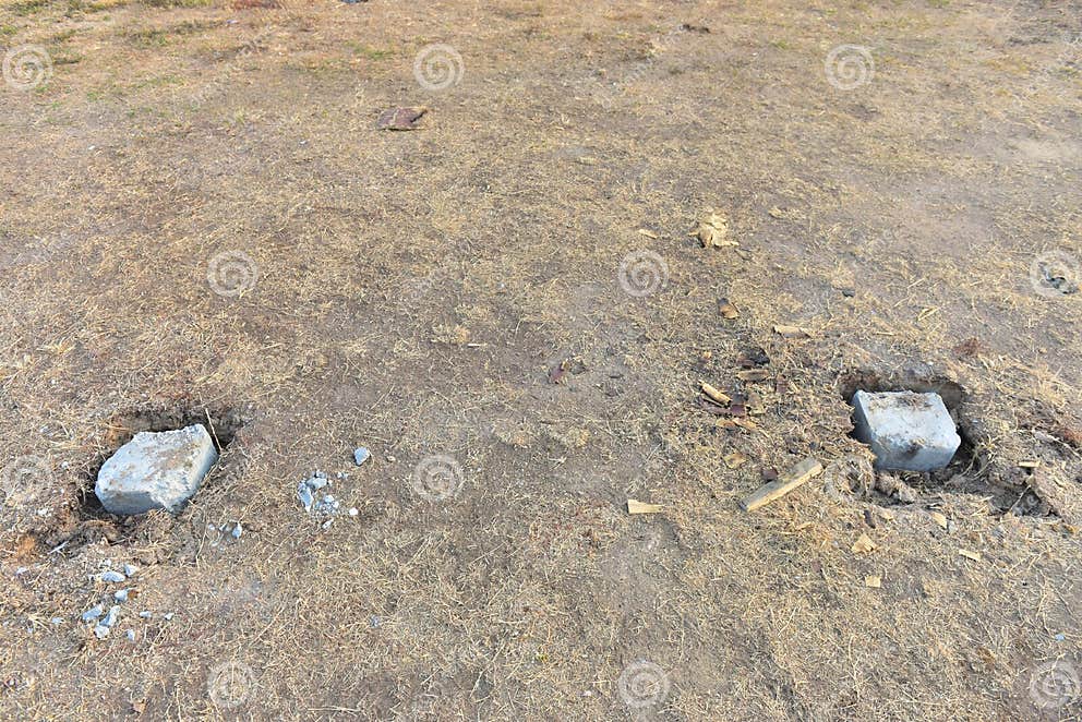 Pile of Prestressed Concrete Piles for Deep Foundation Construction ...