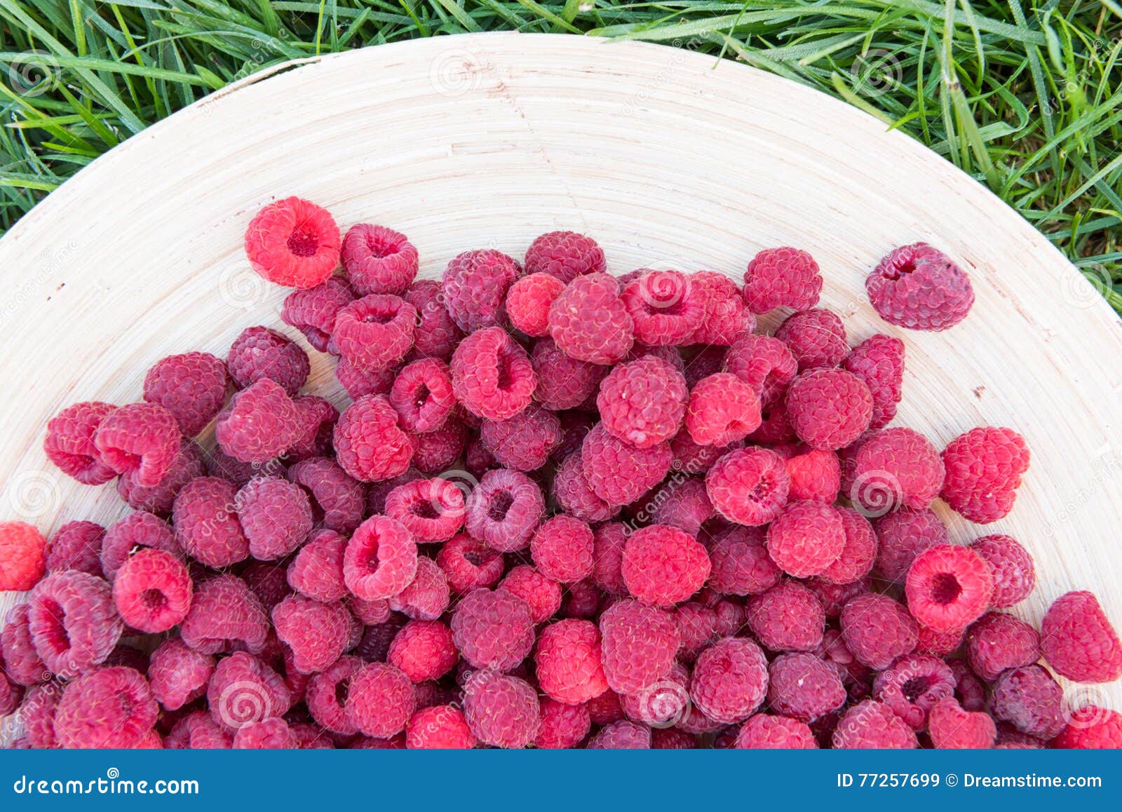 Pile of Raspberries in a Bowl Stock Image - Image of lifestyle ...