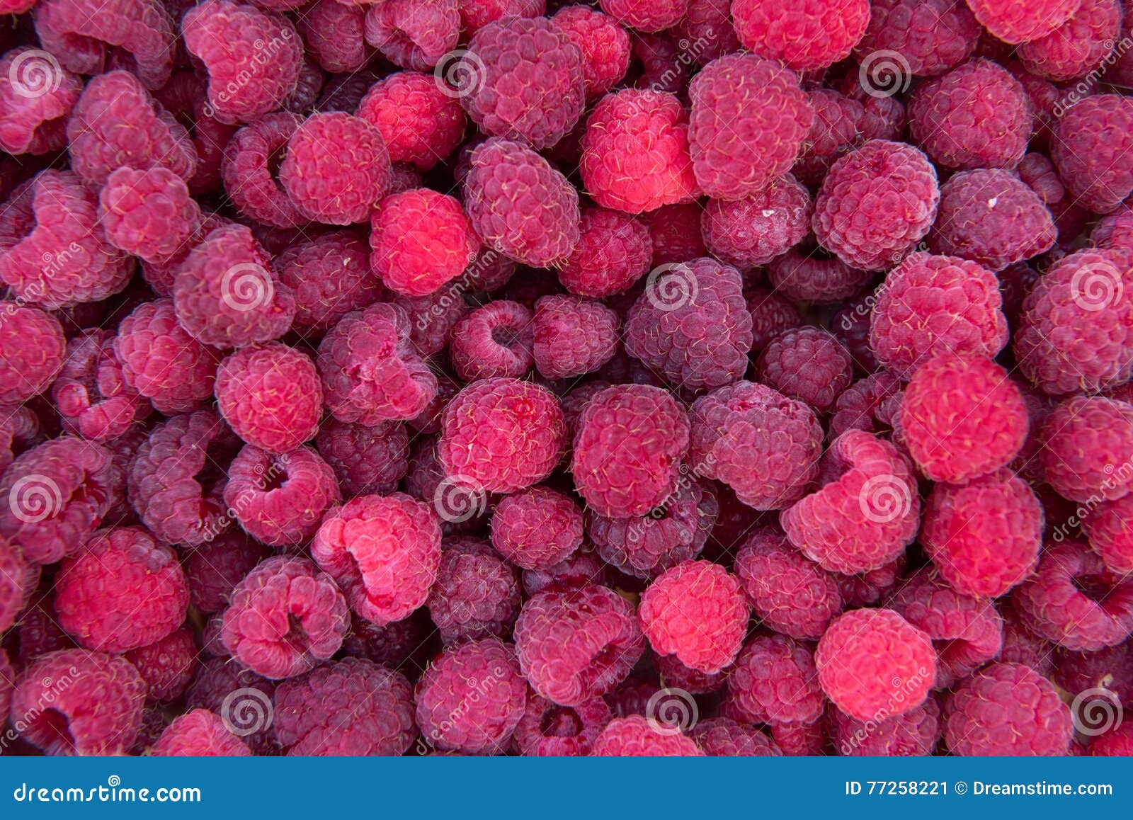 Pile of Raspberries in a Bowl Stock Image - Image of eating, fruit ...