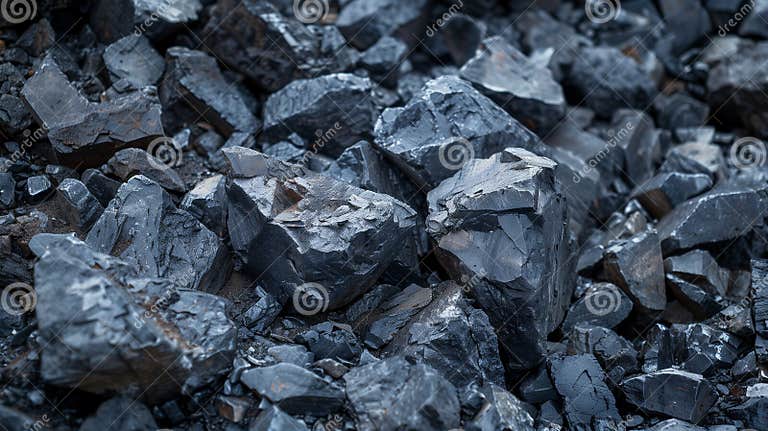 Pile of Raw Nickel Ore before Processed, Isolated on White Background ...