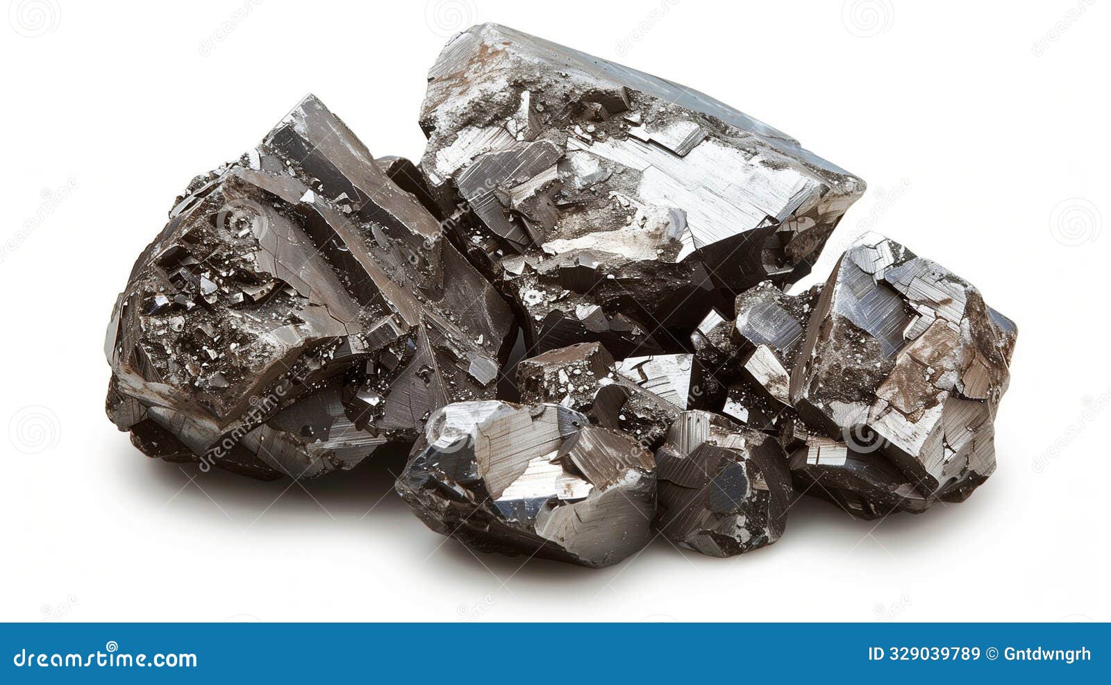 Pile of Raw Nickel Ore before Processed, Isolated on White Background ...