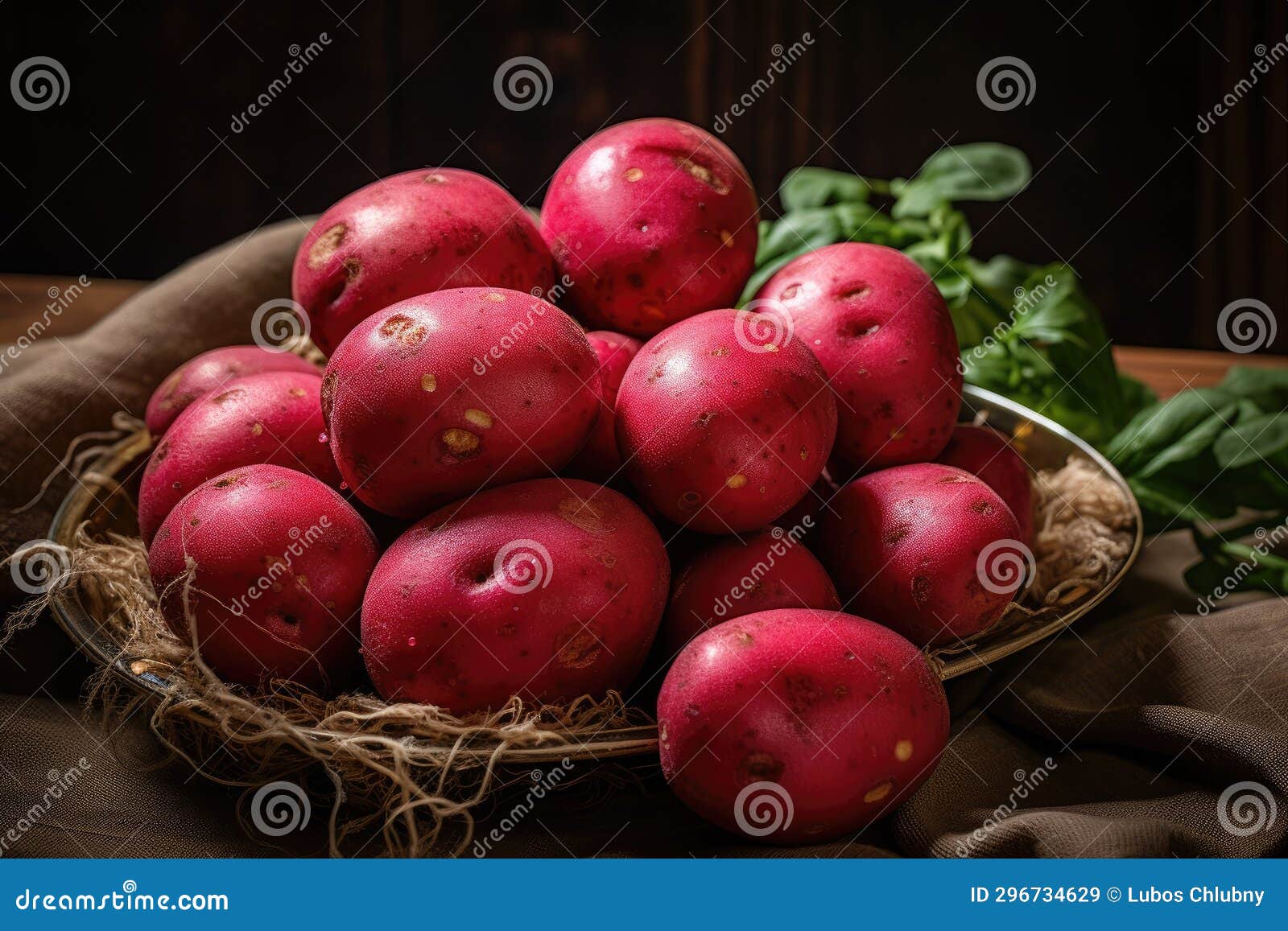 Pile of raw red potatoes stock illustration. Illustration of health ...