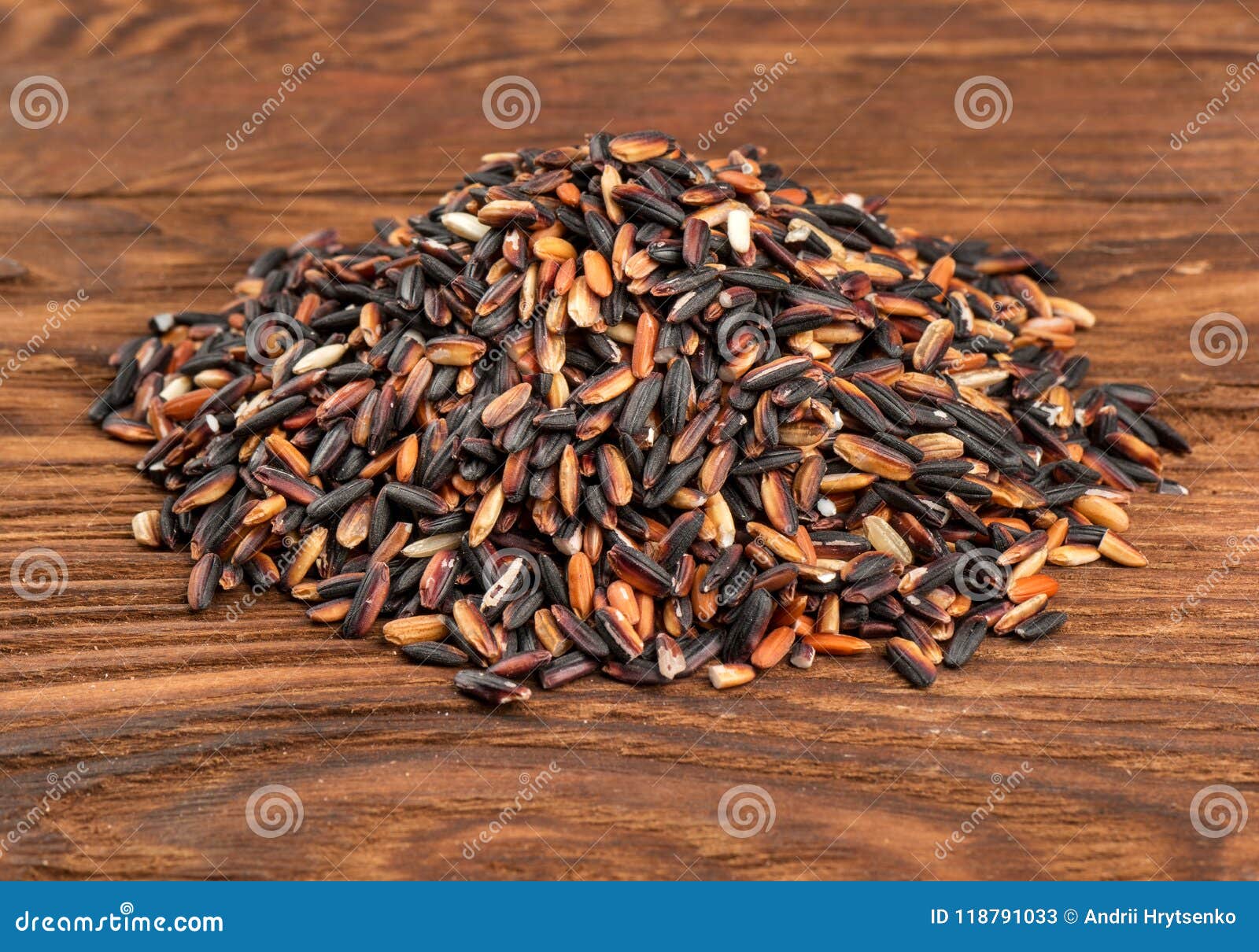 Black wild rice stock image. Image of meal, macro, black - 118791033