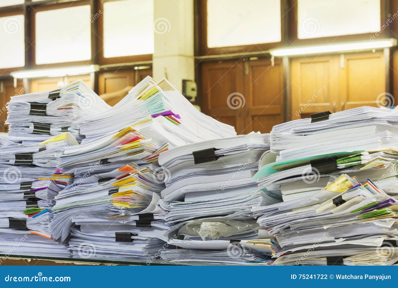 Pile of receipts stock photo. Image of messy, data, organize - 75241722