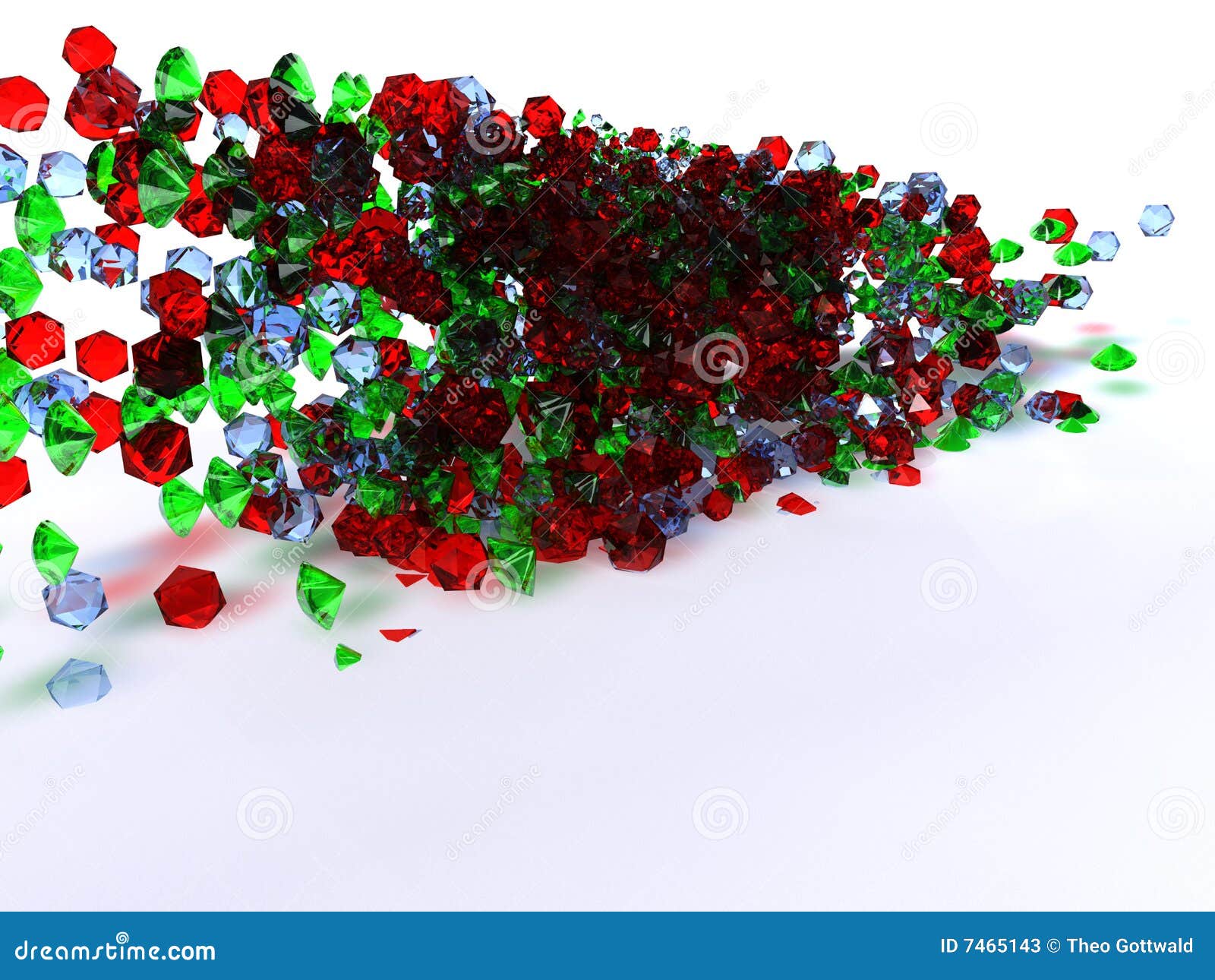 Jewels Pile. Colored Diamonds Heap Gems Brilliant Piles Treasure ...