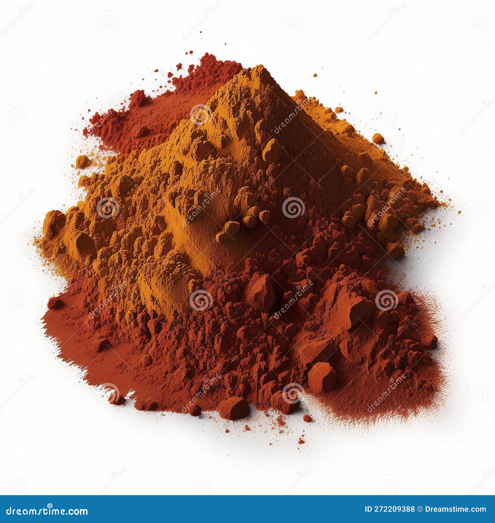 Pile of Red Safron Powder, Created with Generative AI Stock ...