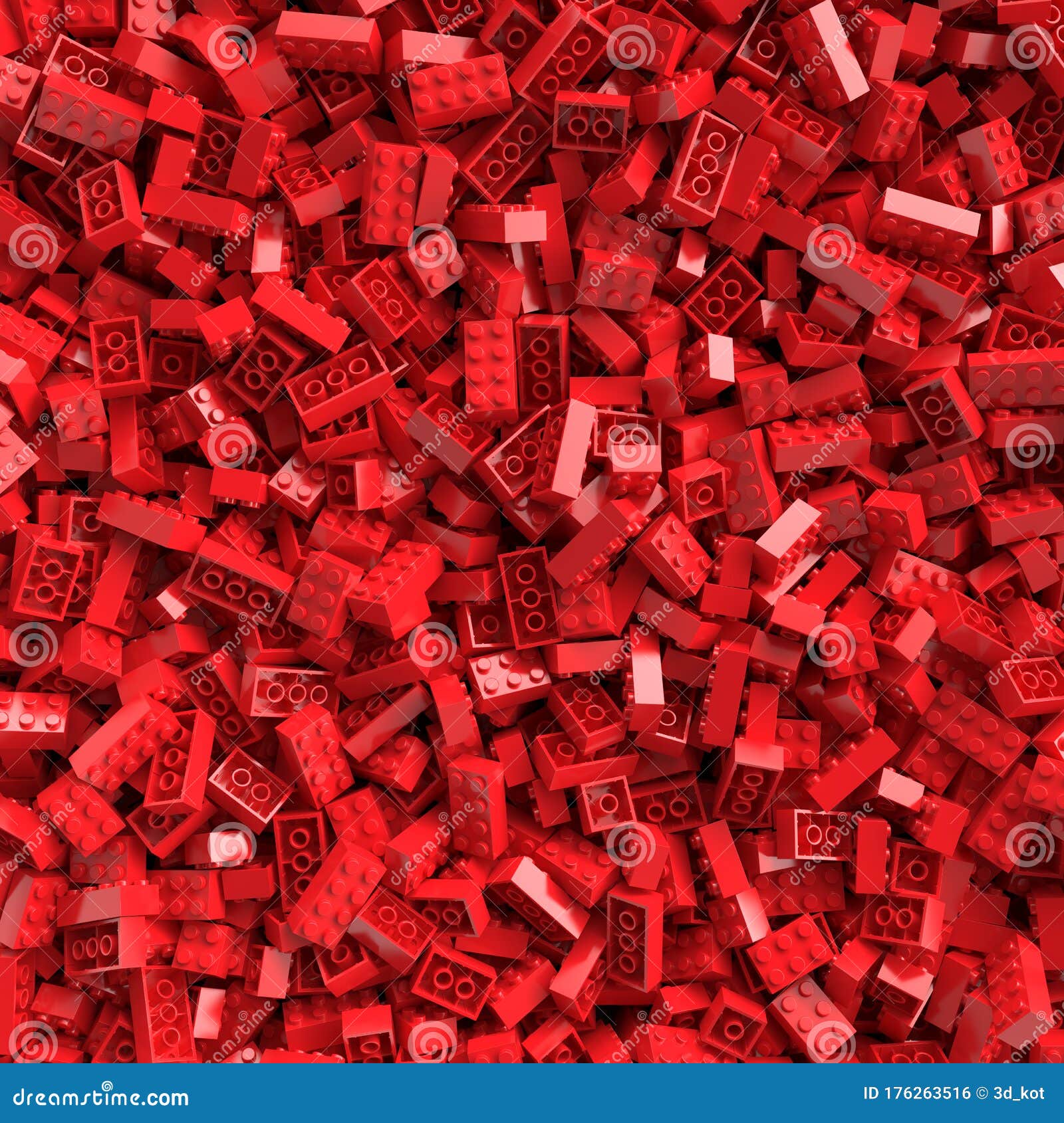 Red toy bricks background stock photo. Image of cube - 176263516