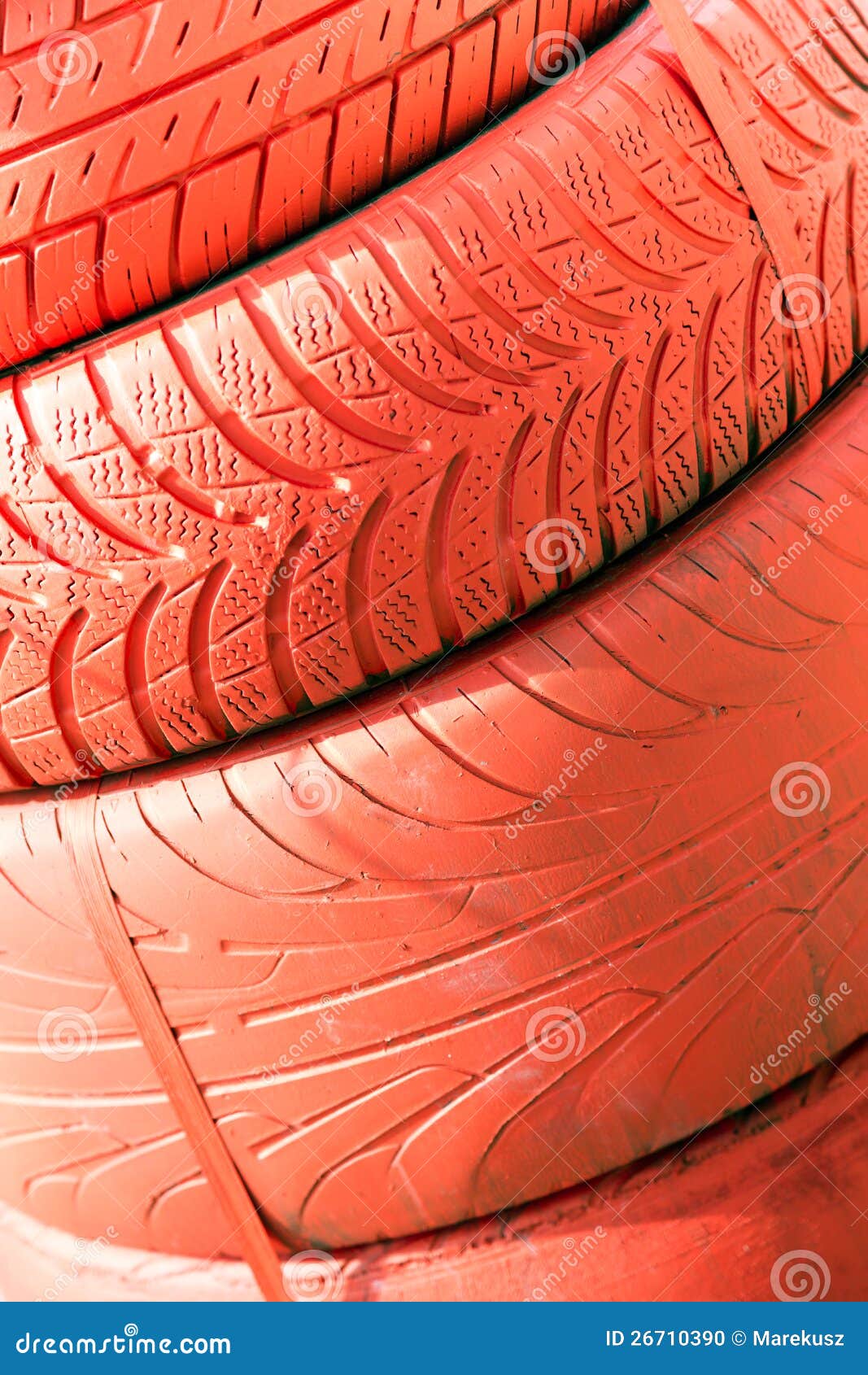 Pile of red tyres stock photo. Image of surface, pattern - 26710390