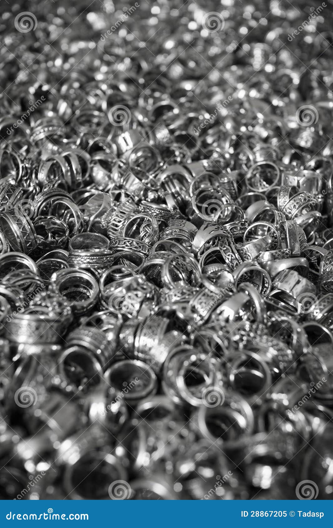 Pile of Rings stock image. Image of hunt, metal, heap - 28867205