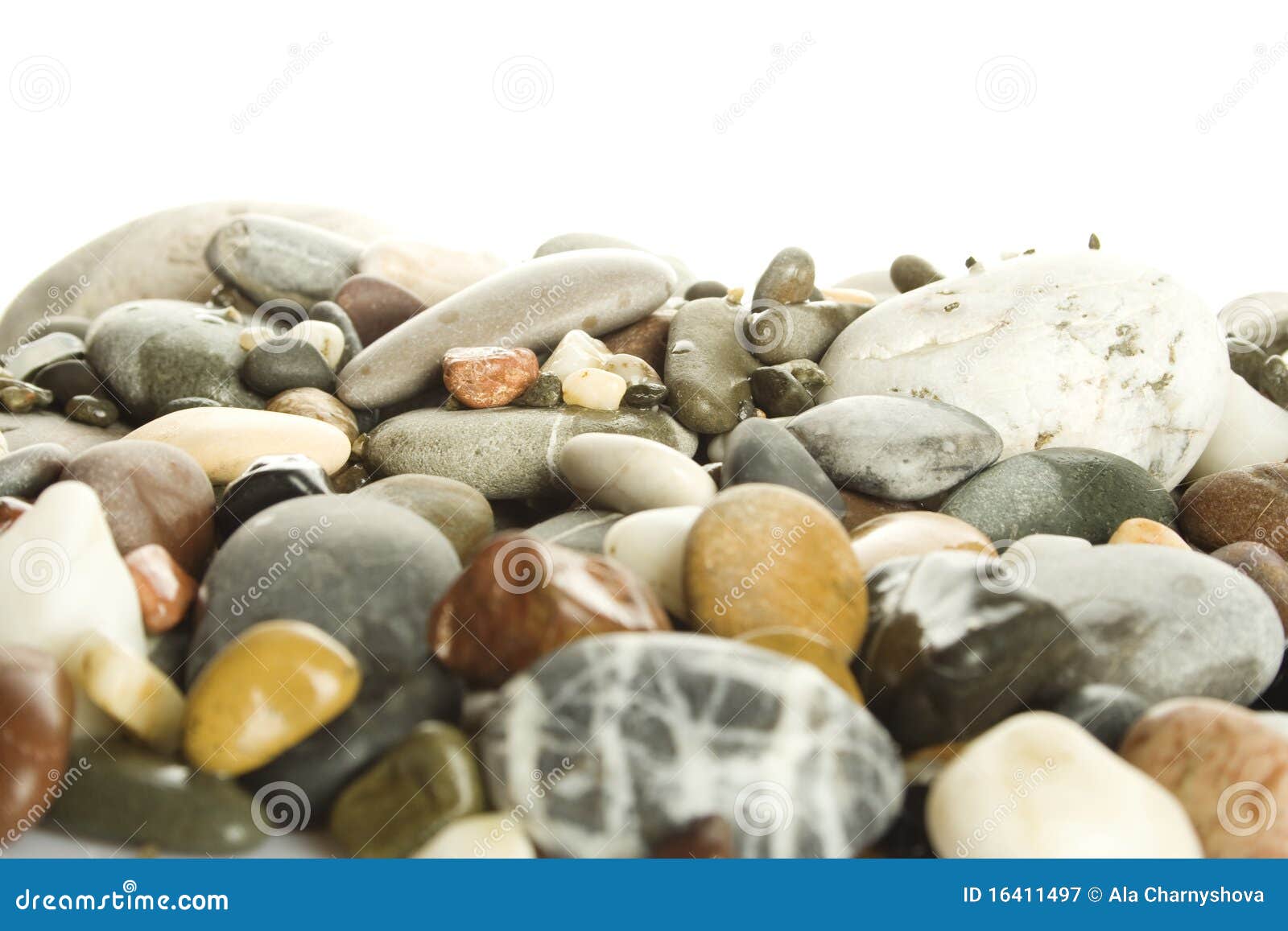Pile of river rocks stock image. Image of stability, cobblestone - 16411497