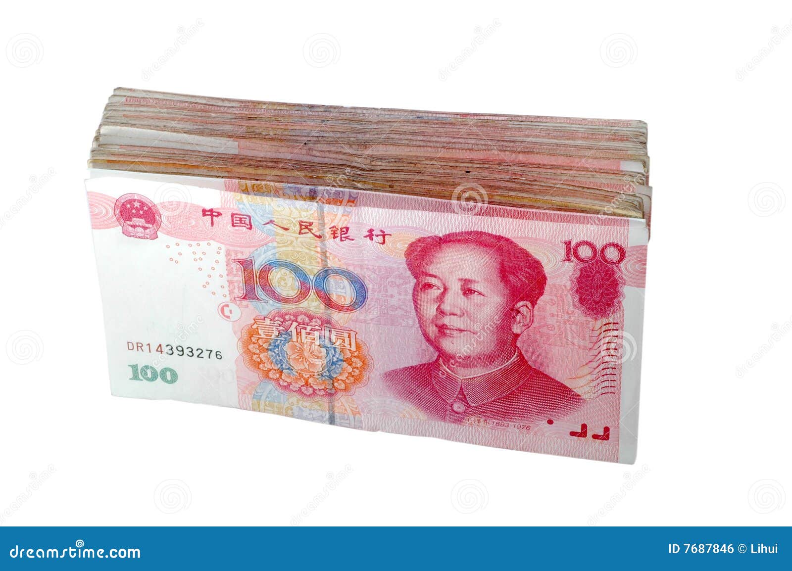 A pile of RMB stock photo. Image of chinese, dollar, asia - 7687846