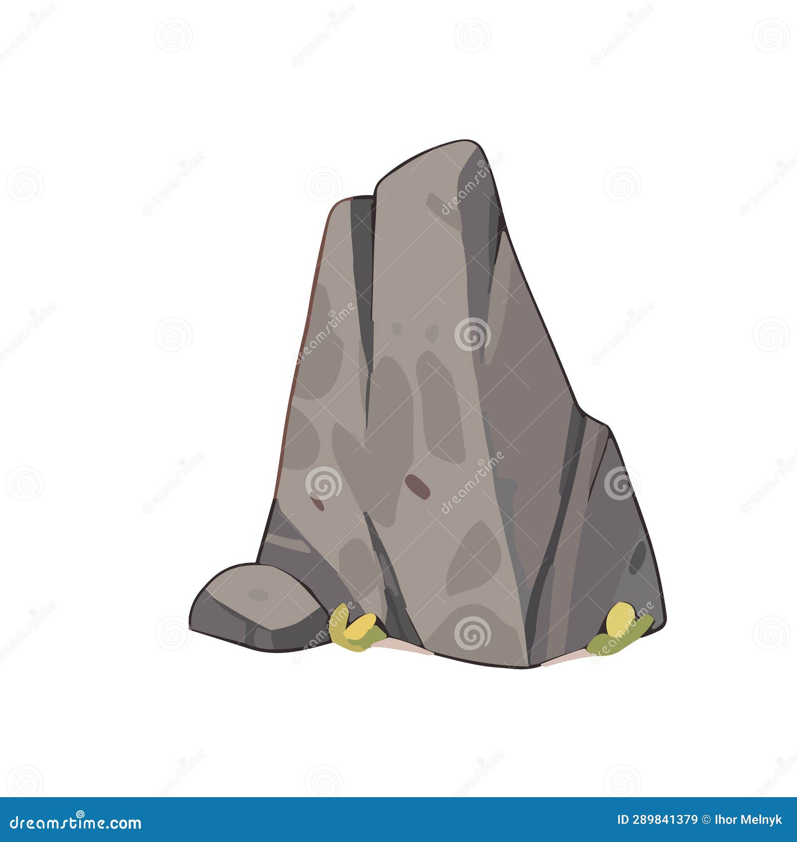 Pile of rock stone stock vector. Illustration of cartoon - 289841379