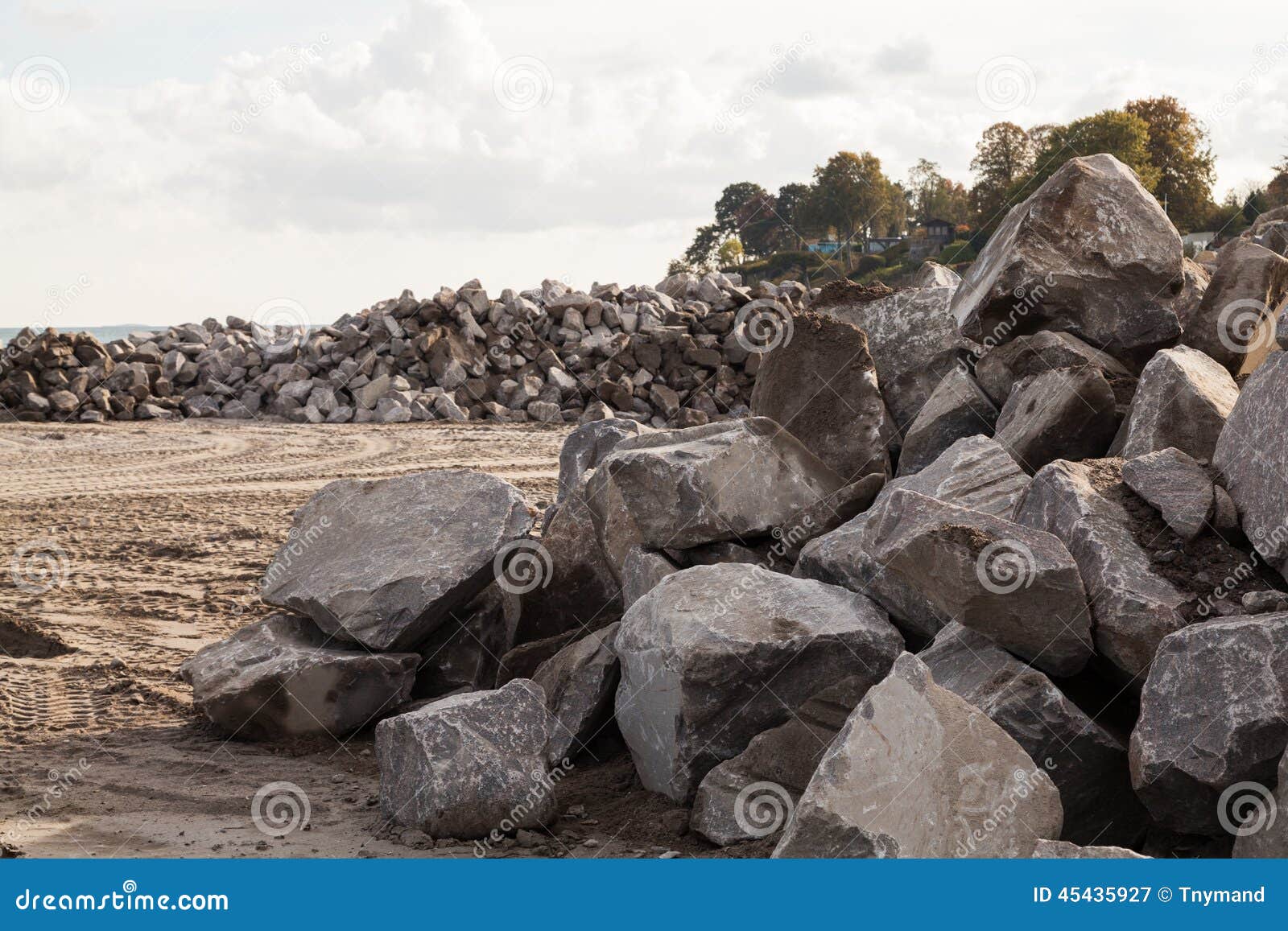 Pile of Rocks Boulders for Construction Stock Image - Image of outdoor ...
