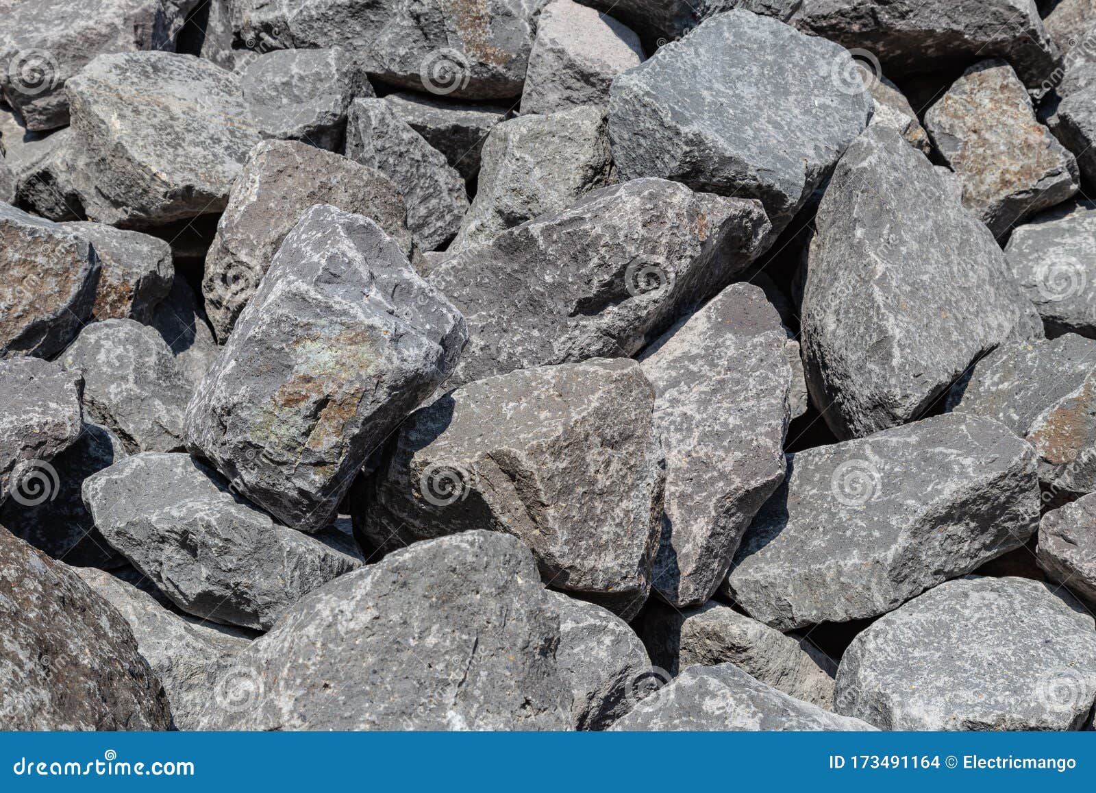 Rocks for construction stock photo. Image of work, decorative - 173491164