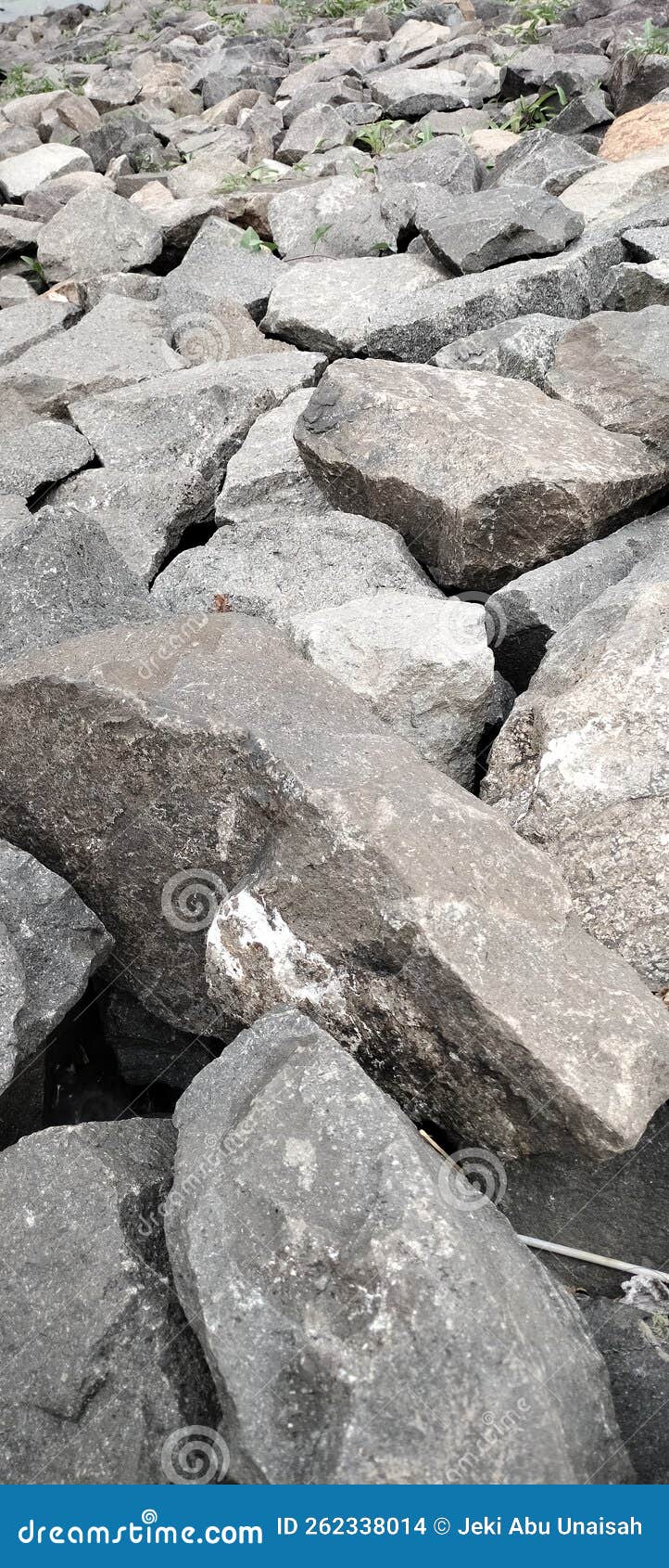 Pile of rocks by the river stock photo. Image of morning - 262338014