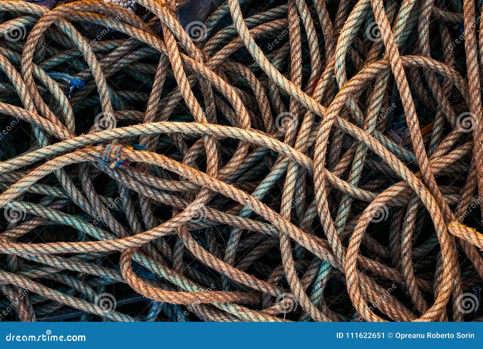 Pile of rope stock image. Image of bond, rope, strong - 111622651