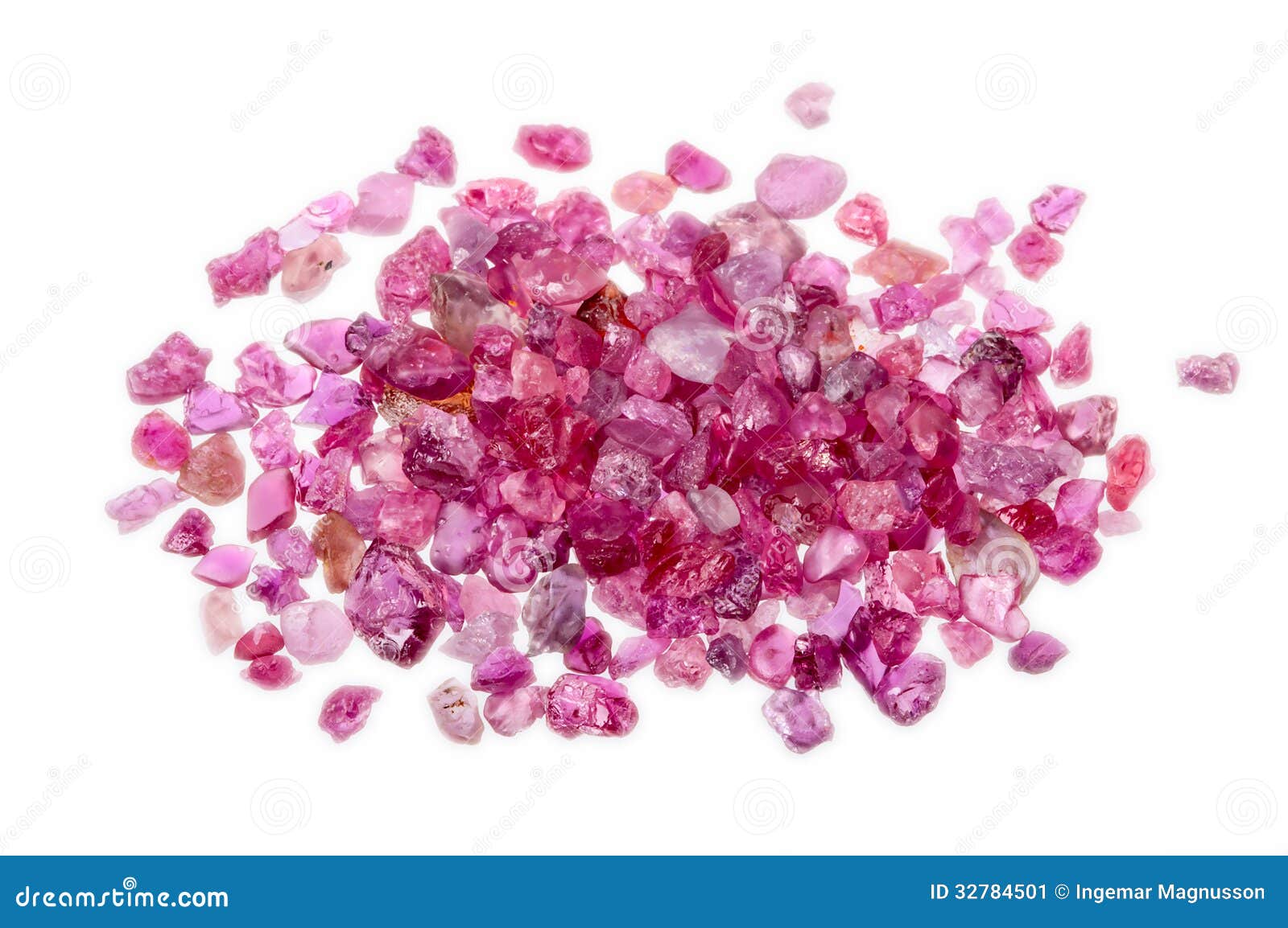 A Pile of Rough Uncut Pink Red Ruby Stock Image - Image of uncut ...