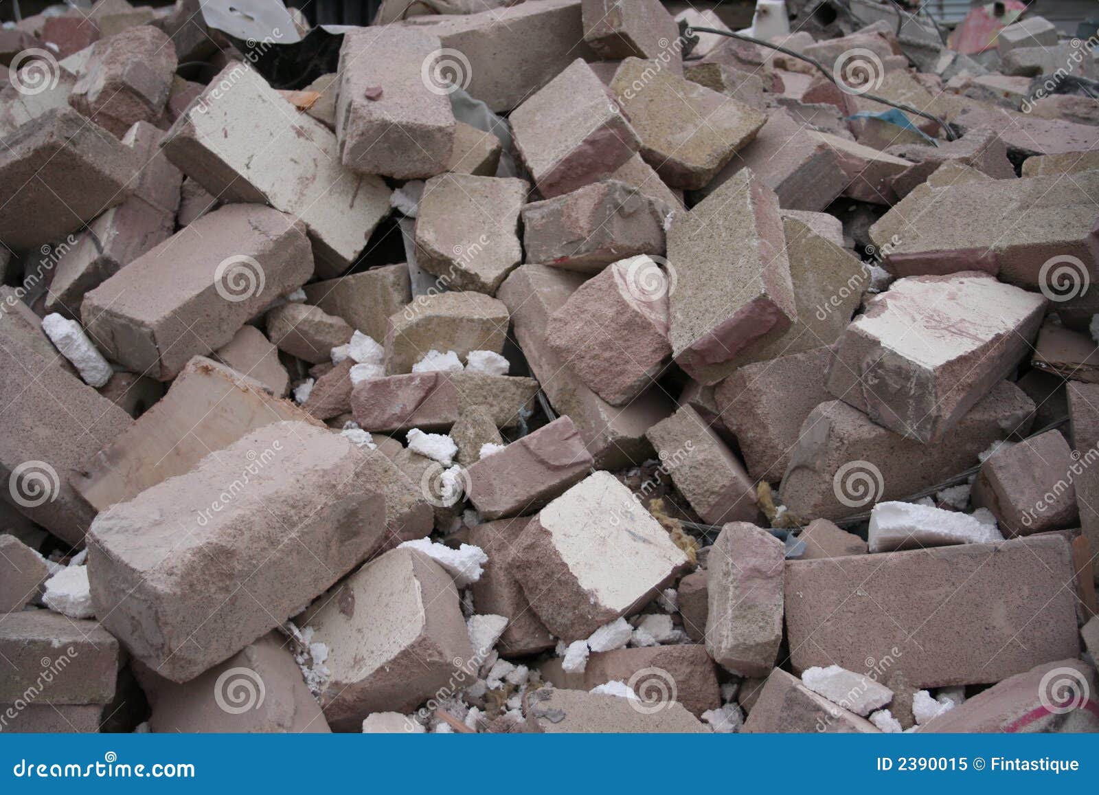 Pile of rubble stock image. Image of collapse, material - 2390015