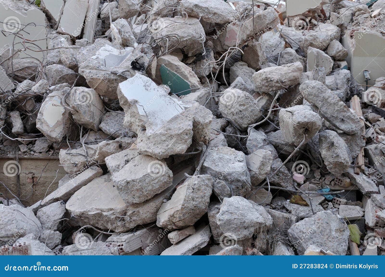 Pile of rubble stock photo. Image of crumbling, pieces - 27283824