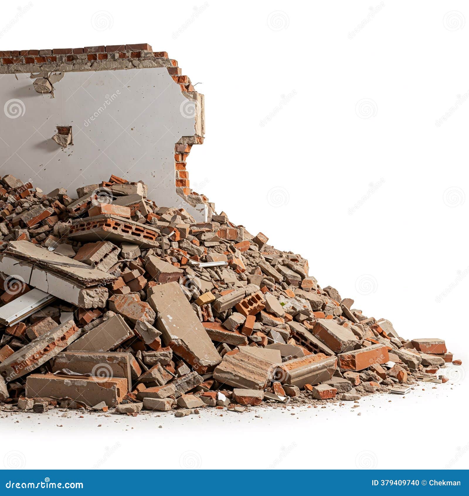 Broken Bricks Abstract Art Pile Stock Photo | CartoonDealer.com #369774702