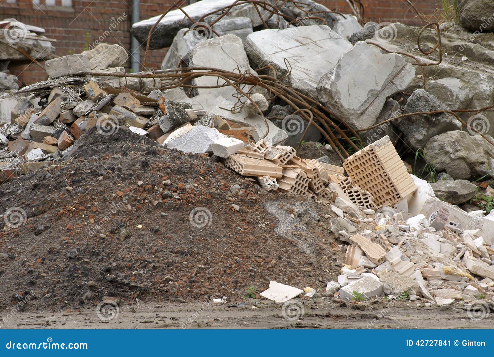 Pile of rubble stock image. Image of chips, stones, rubble - 42727841