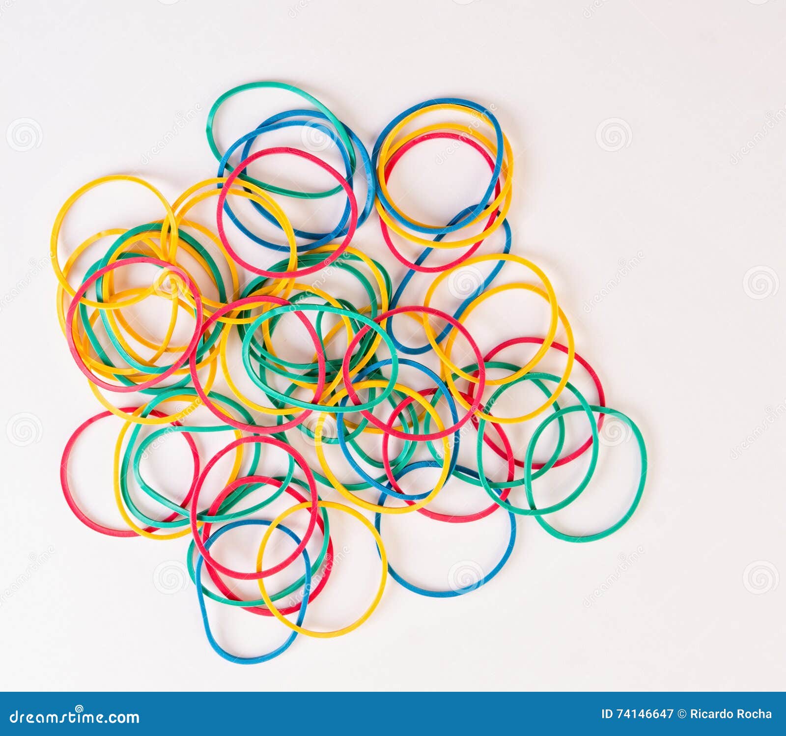 Pile of ruber bands stock image. Image of group, green - 74146647